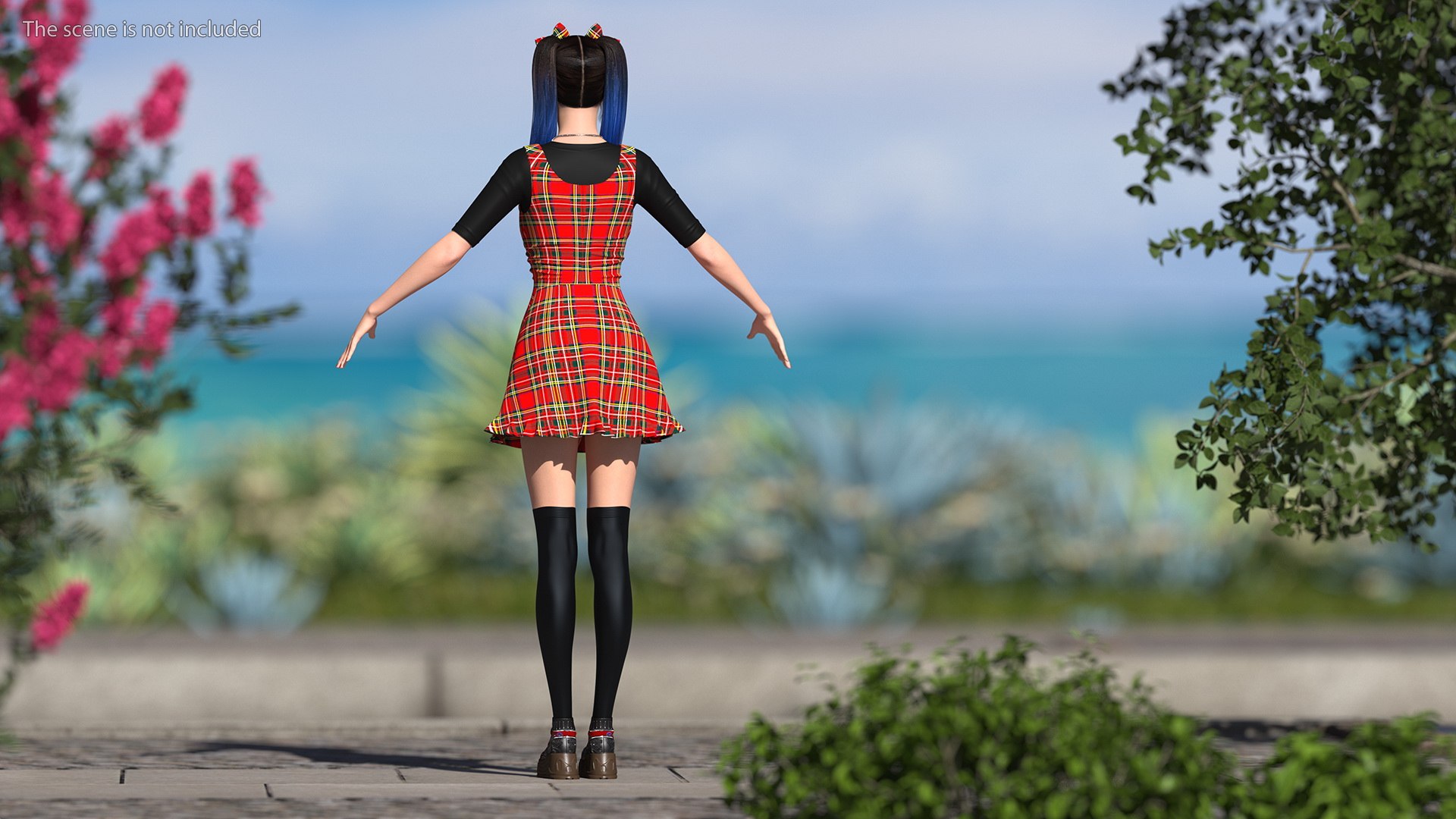 3D Fashionable Chinese Woman T-pose model - TurboSquid 1845214