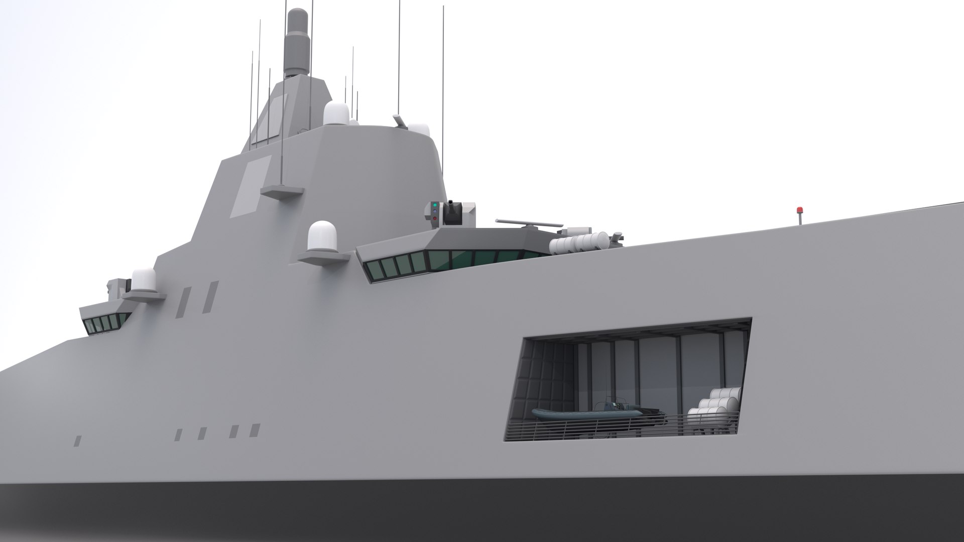 Stealth Navy Frigate 3D - TurboSquid 2203166