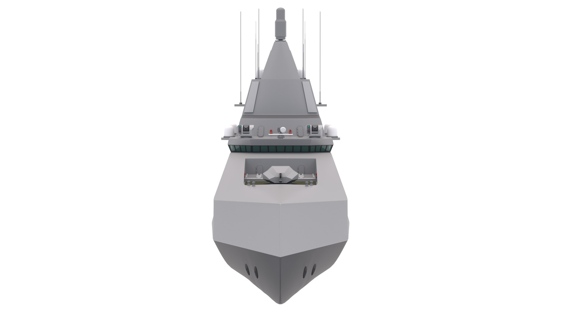 Stealth Navy Frigate 3D - TurboSquid 2203166