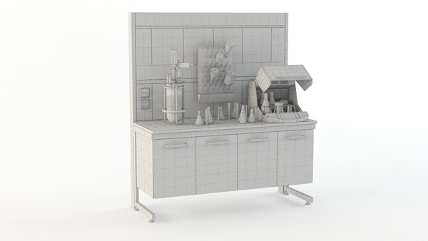 3D laboratory table 5 - TurboSquid 1499724