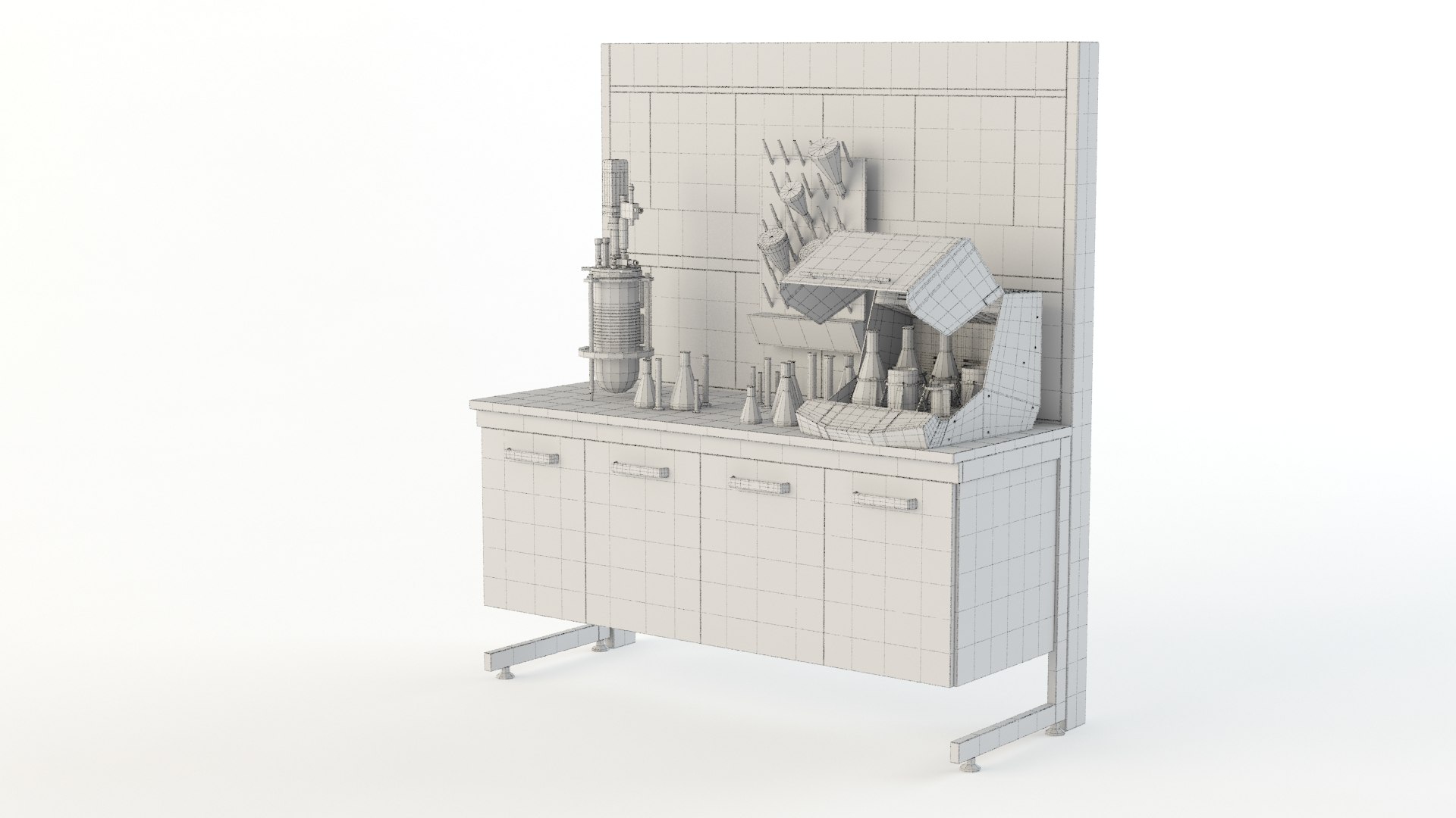 3D Laboratory Table 5 - TurboSquid 1499724