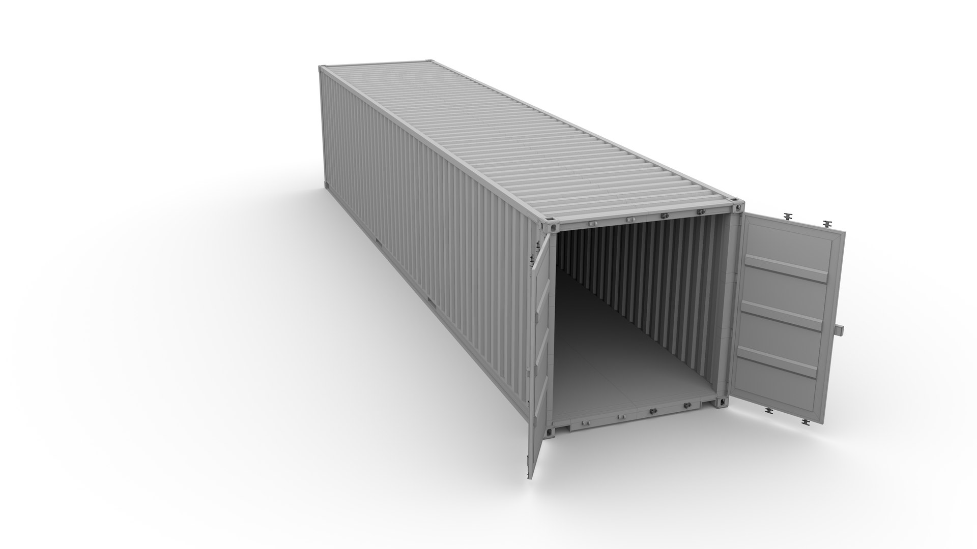 40ft Shipping Container Tex V1 Model - TurboSquid 1780576
