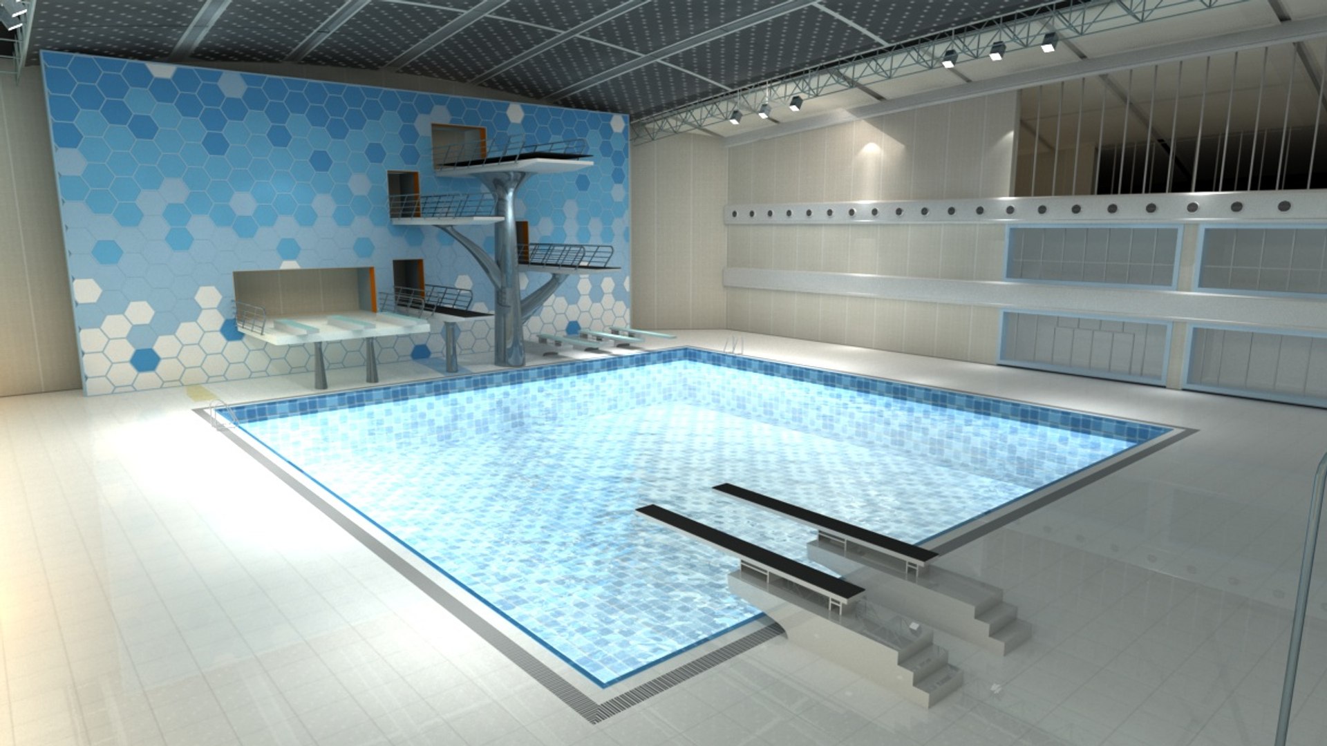 3D Swimming Pool 2 - TurboSquid 2113668