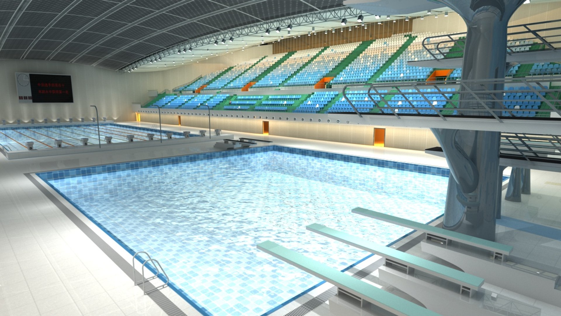 3D Swimming Pool 2 - TurboSquid 2113668