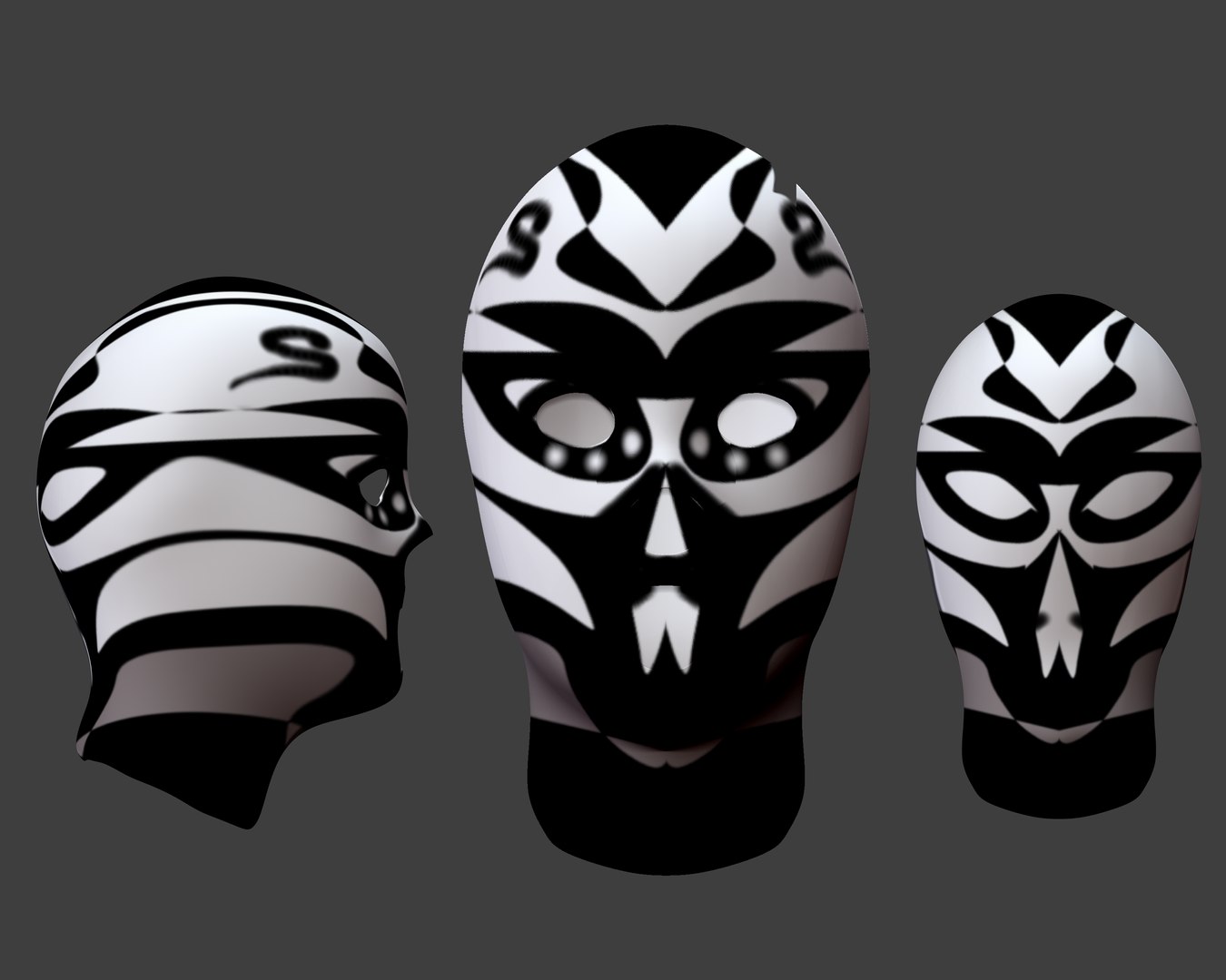 3D Mask- Balaclava Fight- Low Poly- - TurboSquid 2512412