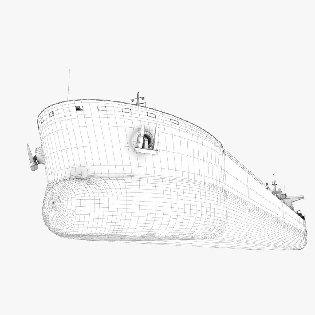 3d model realistic oil tanker