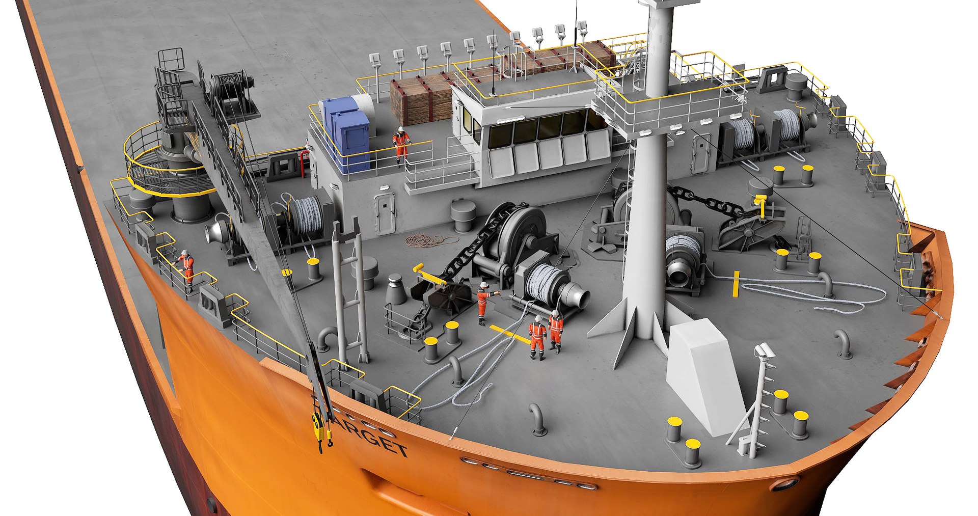 Heavy Load Carrier MV Target 3D Model - TurboSquid 2169296