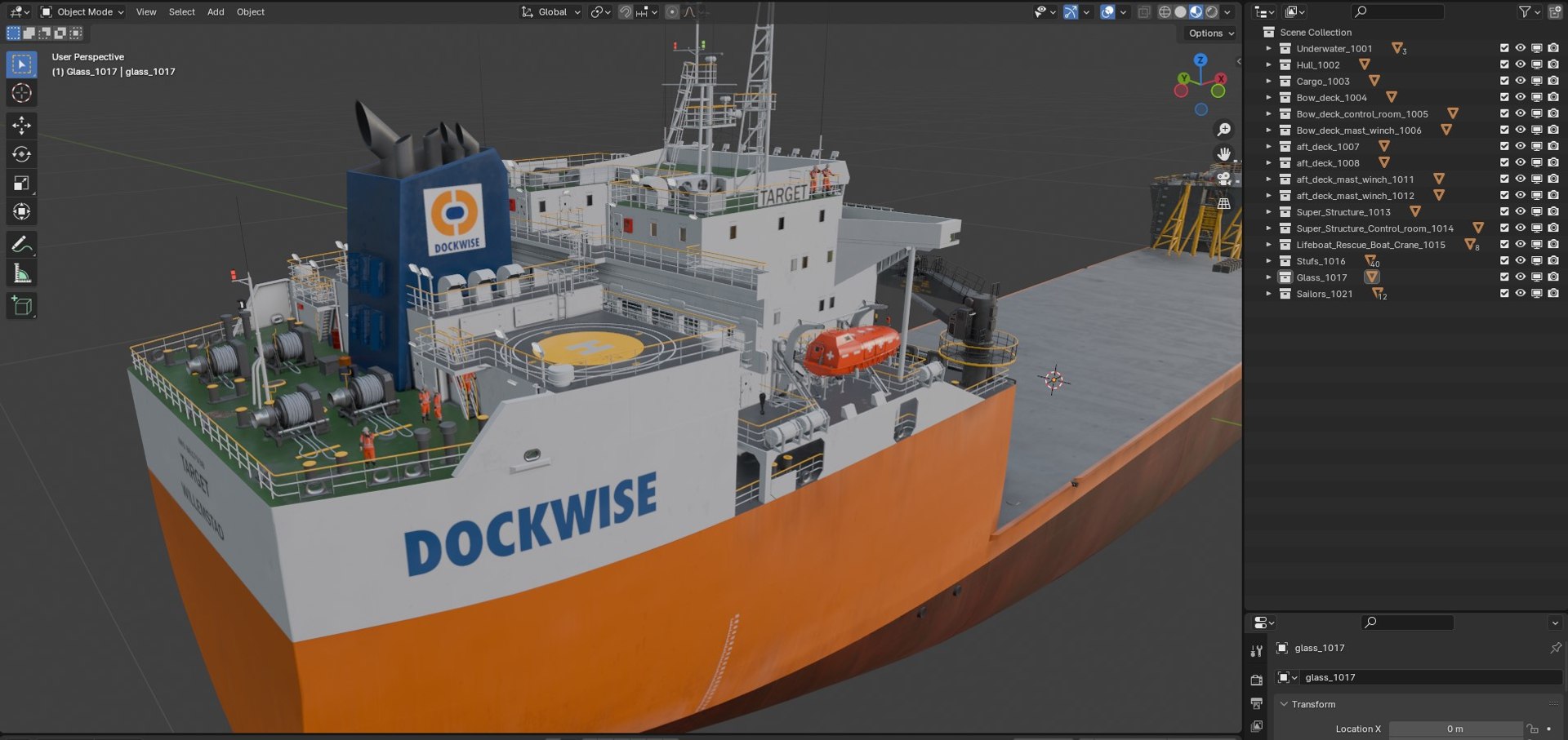 Heavy Load Carrier MV Target 3D Model - TurboSquid 2169296