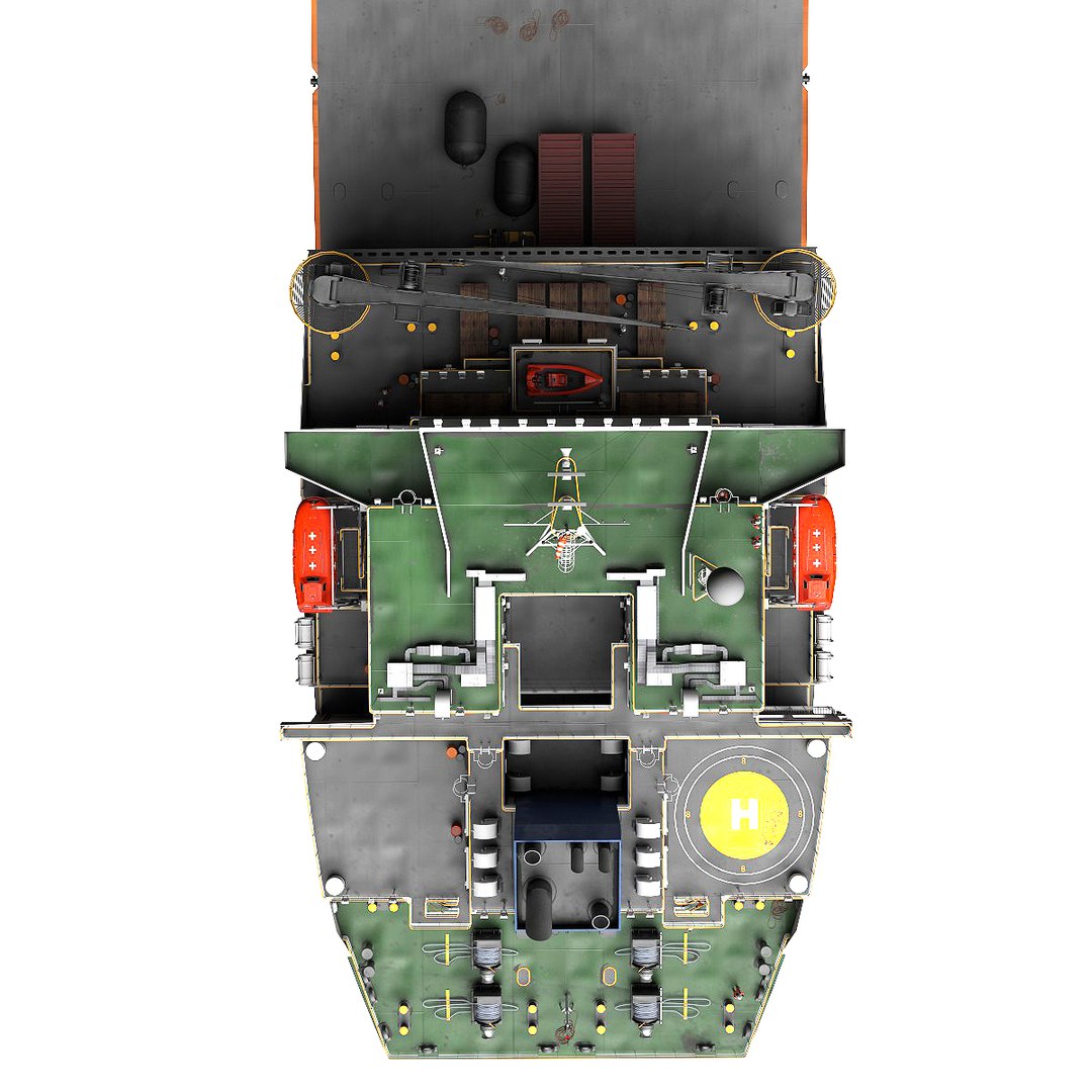 Heavy Load Carrier MV Target 3D Model - TurboSquid 2169296