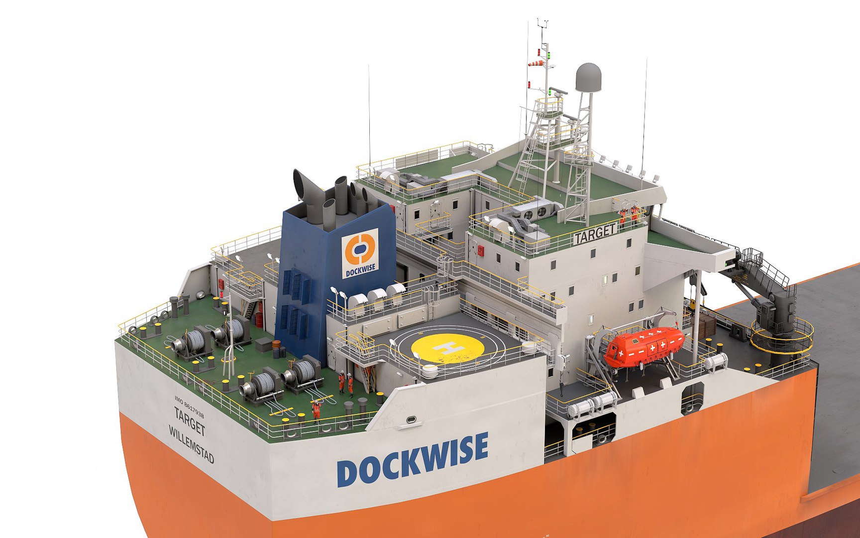 Heavy Load Carrier MV Target 3D Model - TurboSquid 2169296