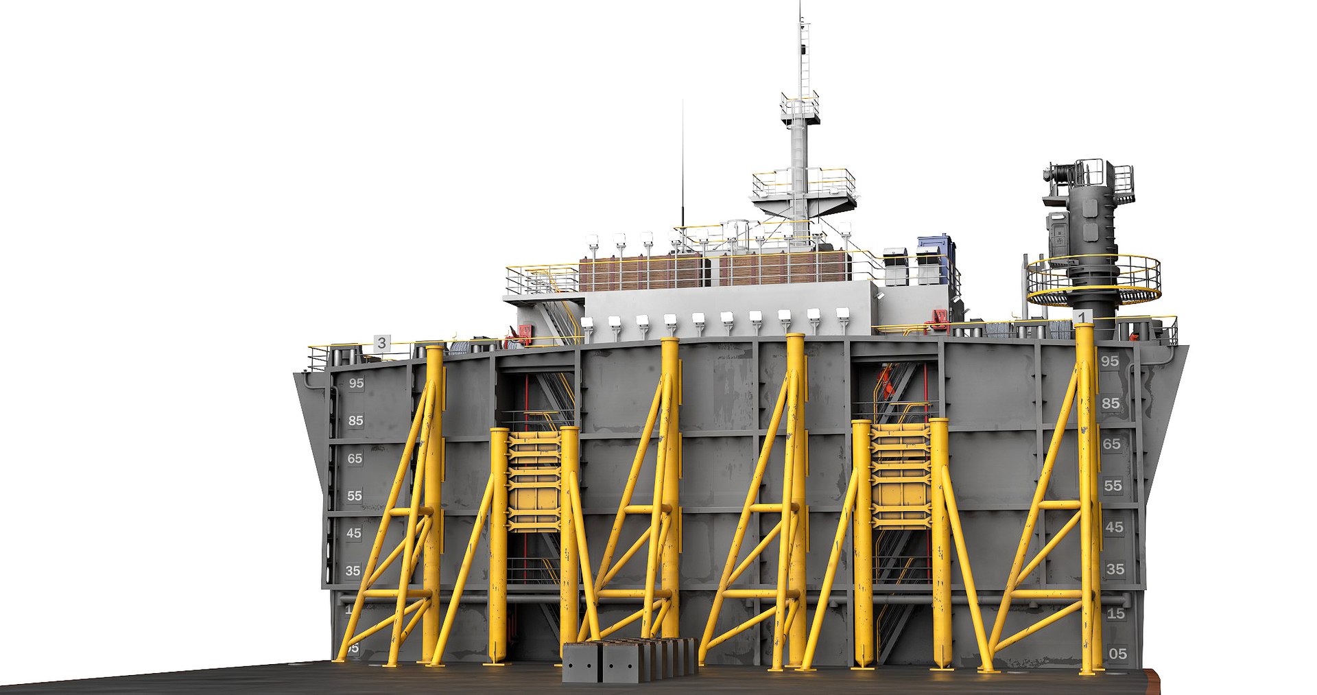 Heavy Load Carrier MV Target 3D Model - TurboSquid 2169296