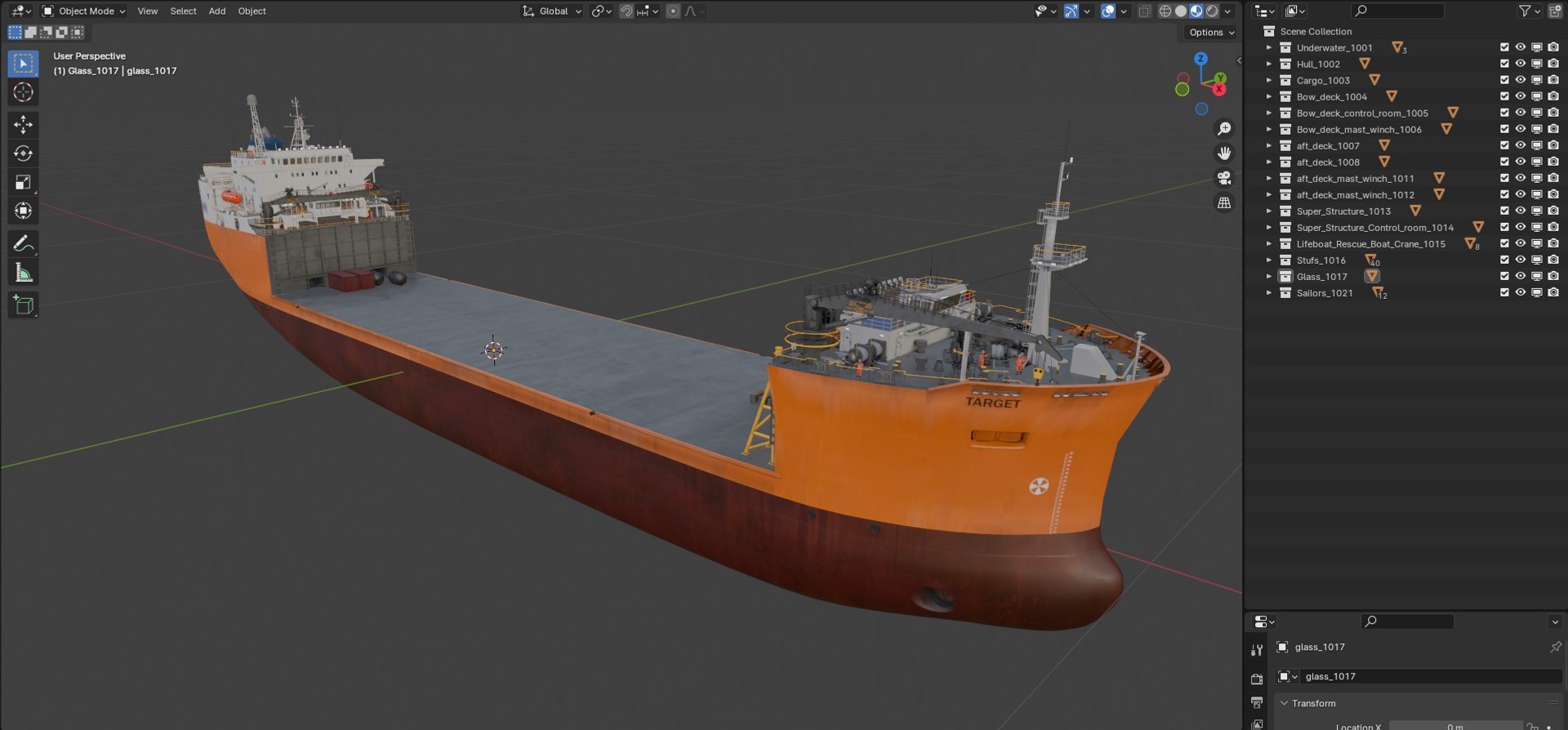 Heavy Load Carrier MV Target 3D Model - TurboSquid 2169296