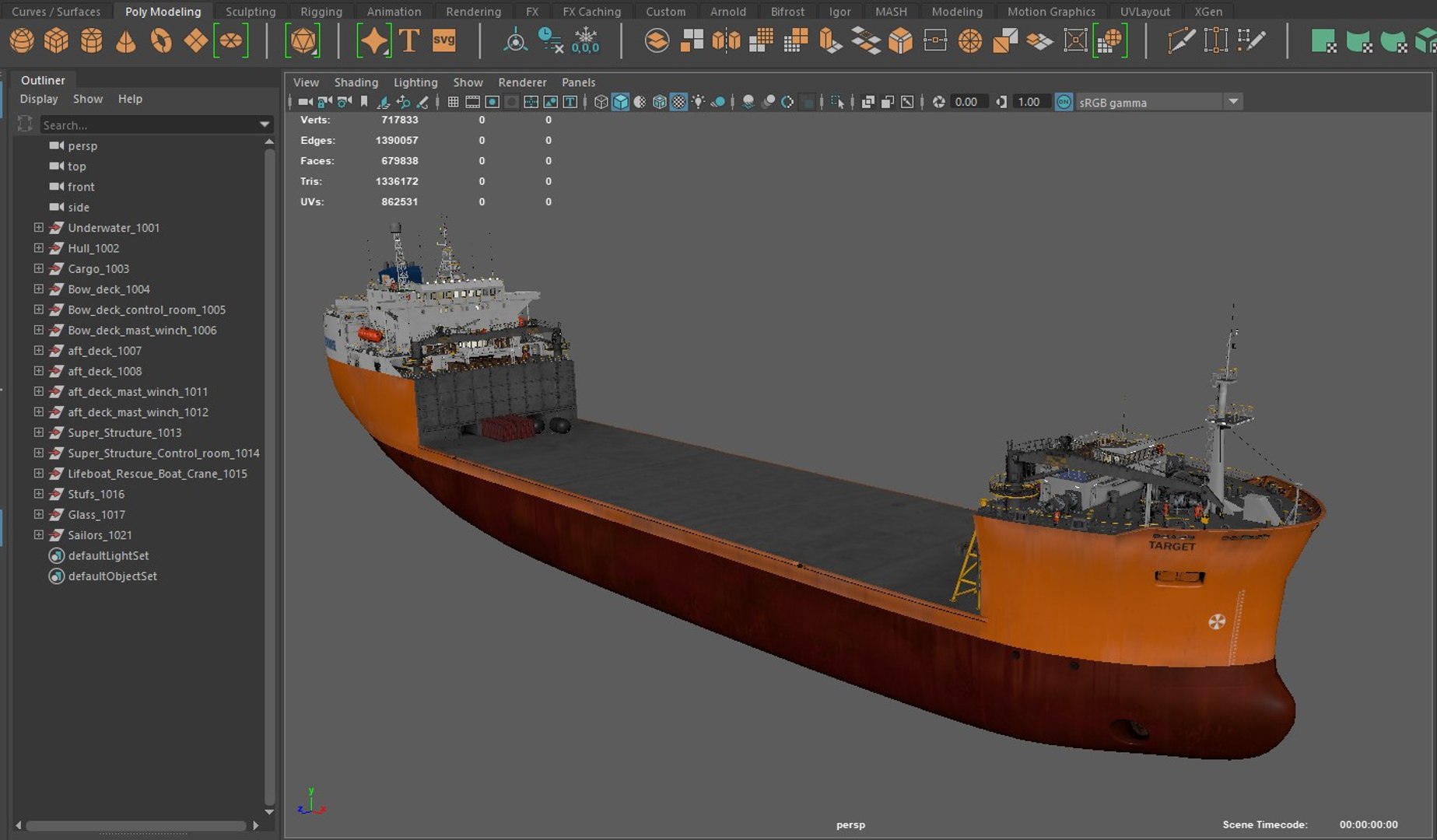 Heavy Load Carrier MV Target 3D Model - TurboSquid 2169296