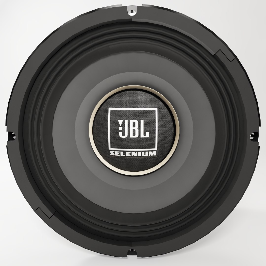 Realistic Jbl 2mb3p Woofer 3D Model - TurboSquid 1400762