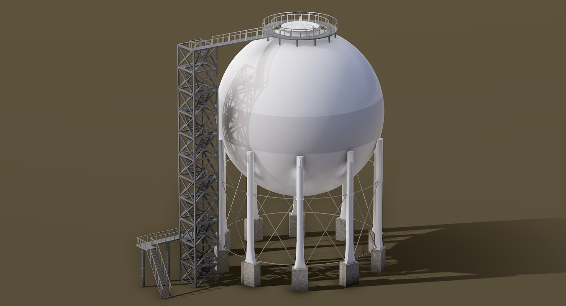 3D Storage Gas Model - TurboSquid 1357495