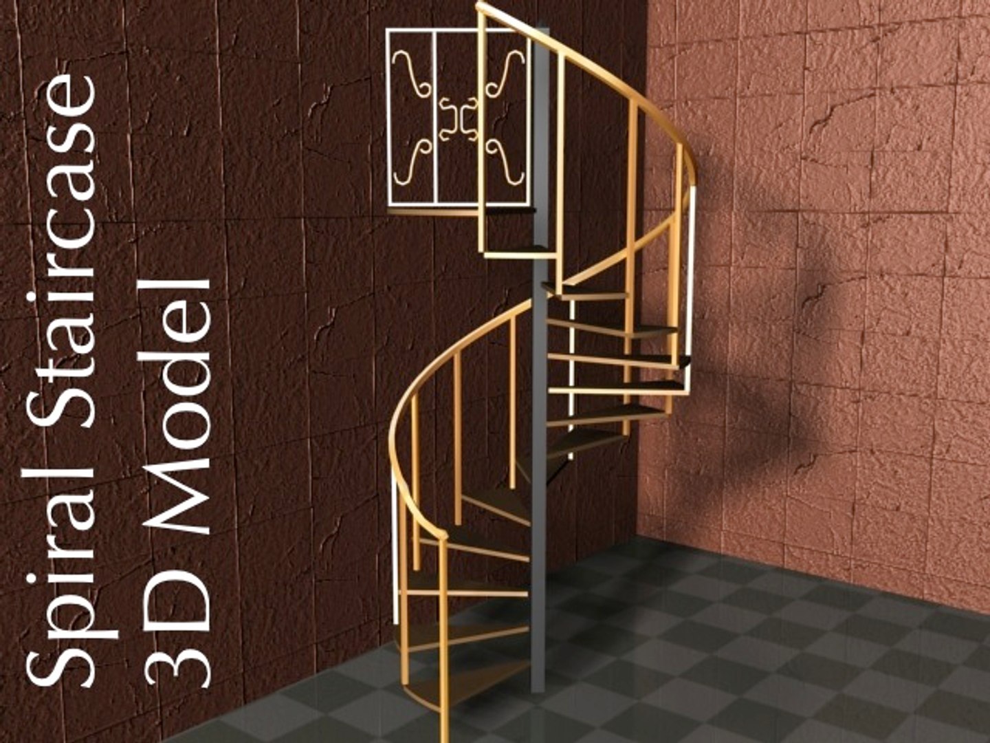3d Spiral Staircase
