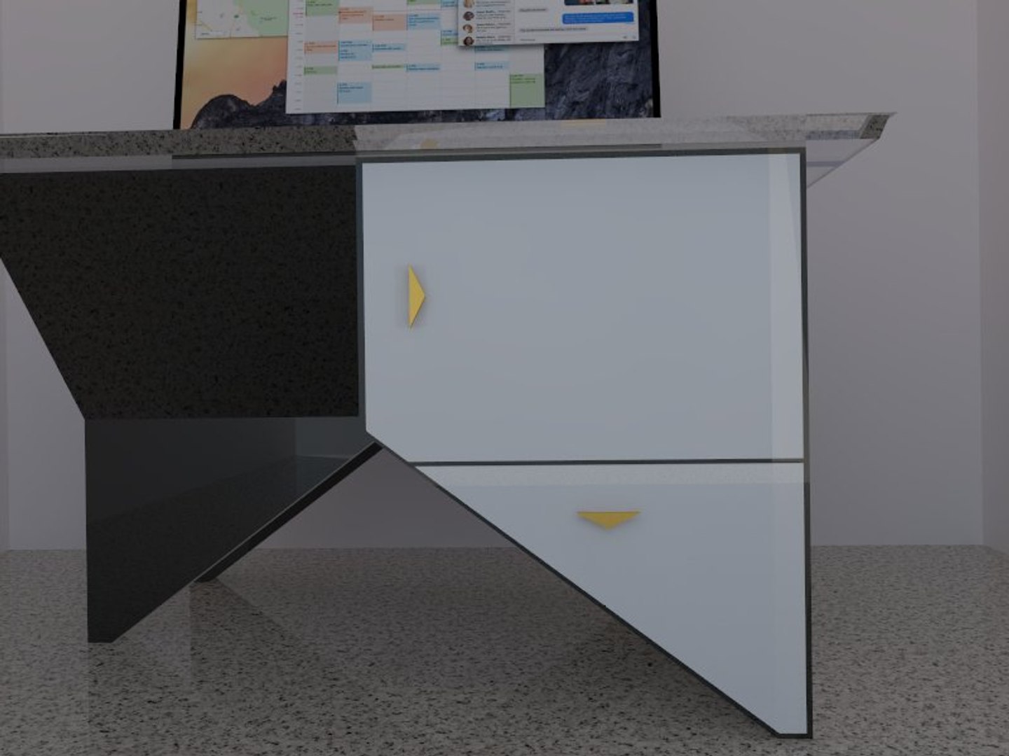 Desk Design 3ds