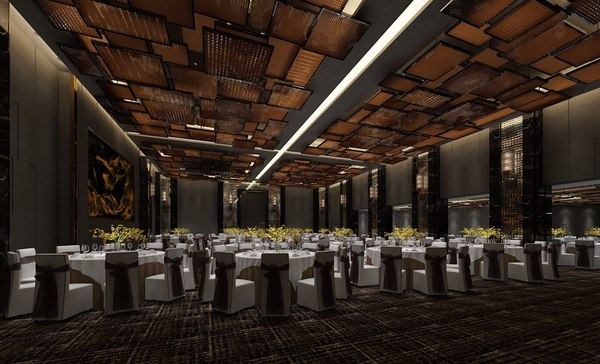 3D hall interiors model - TurboSquid 1653164