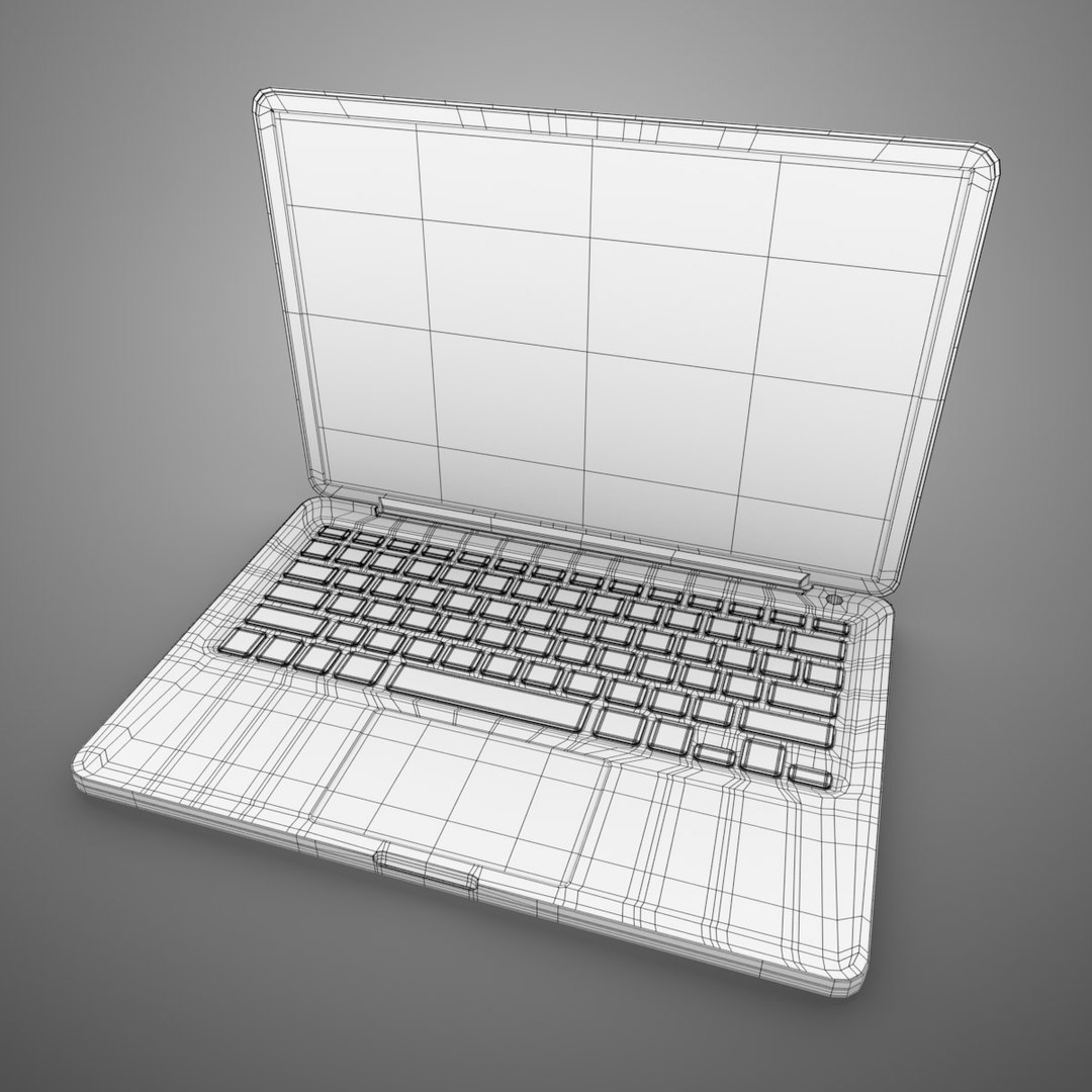 3d Model Mac Macbook 2015