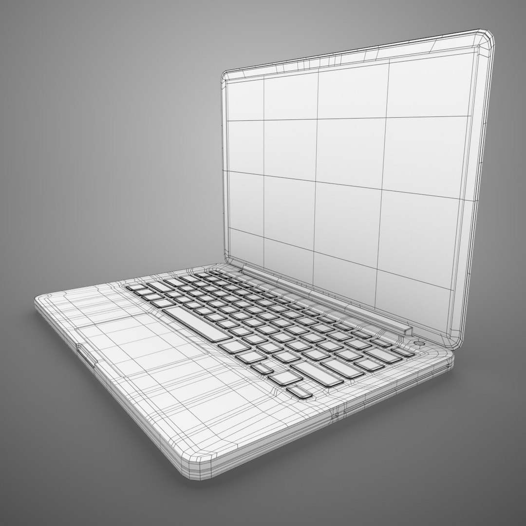 3d Model Mac Macbook 2015