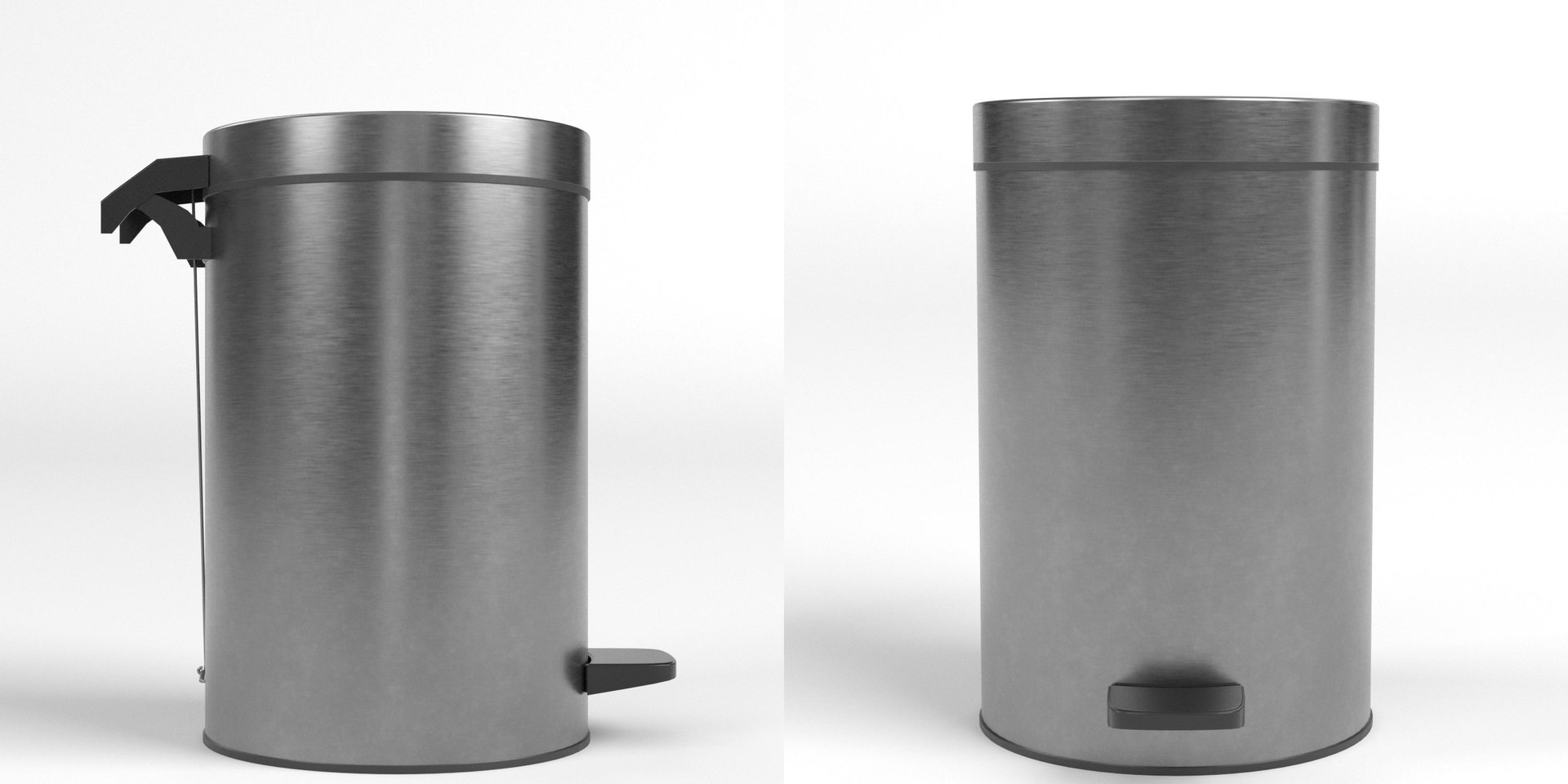 3D Small Trash Bin Model - TurboSquid 2124062