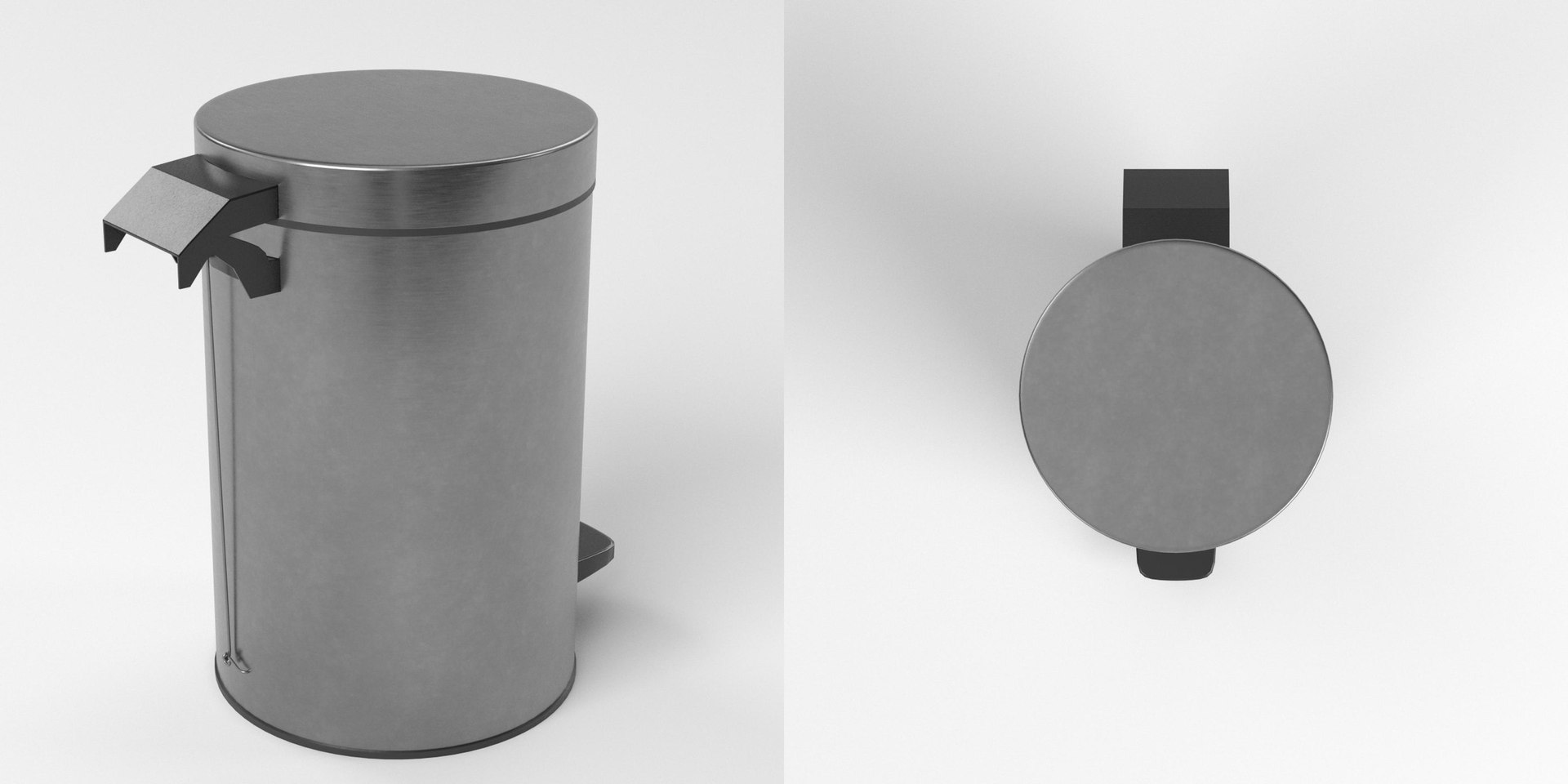 3D Small Trash Bin Model - TurboSquid 2124062