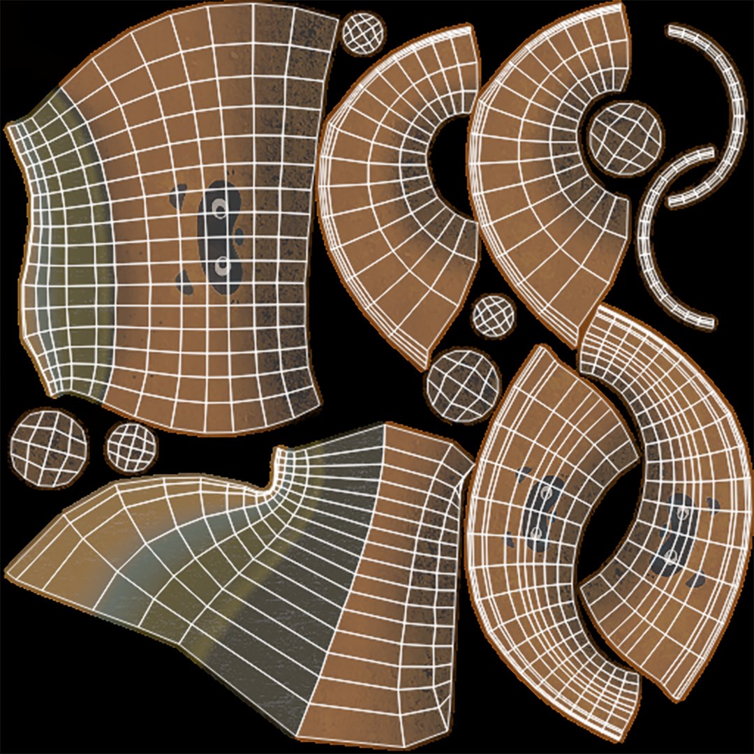 Tanuki Sake Set 3D Model - TurboSquid 2222064