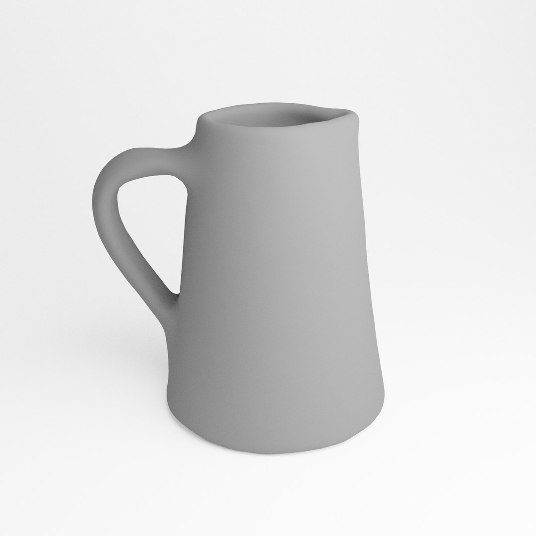Ceramic Water Jar 3D Model - TurboSquid 1597727