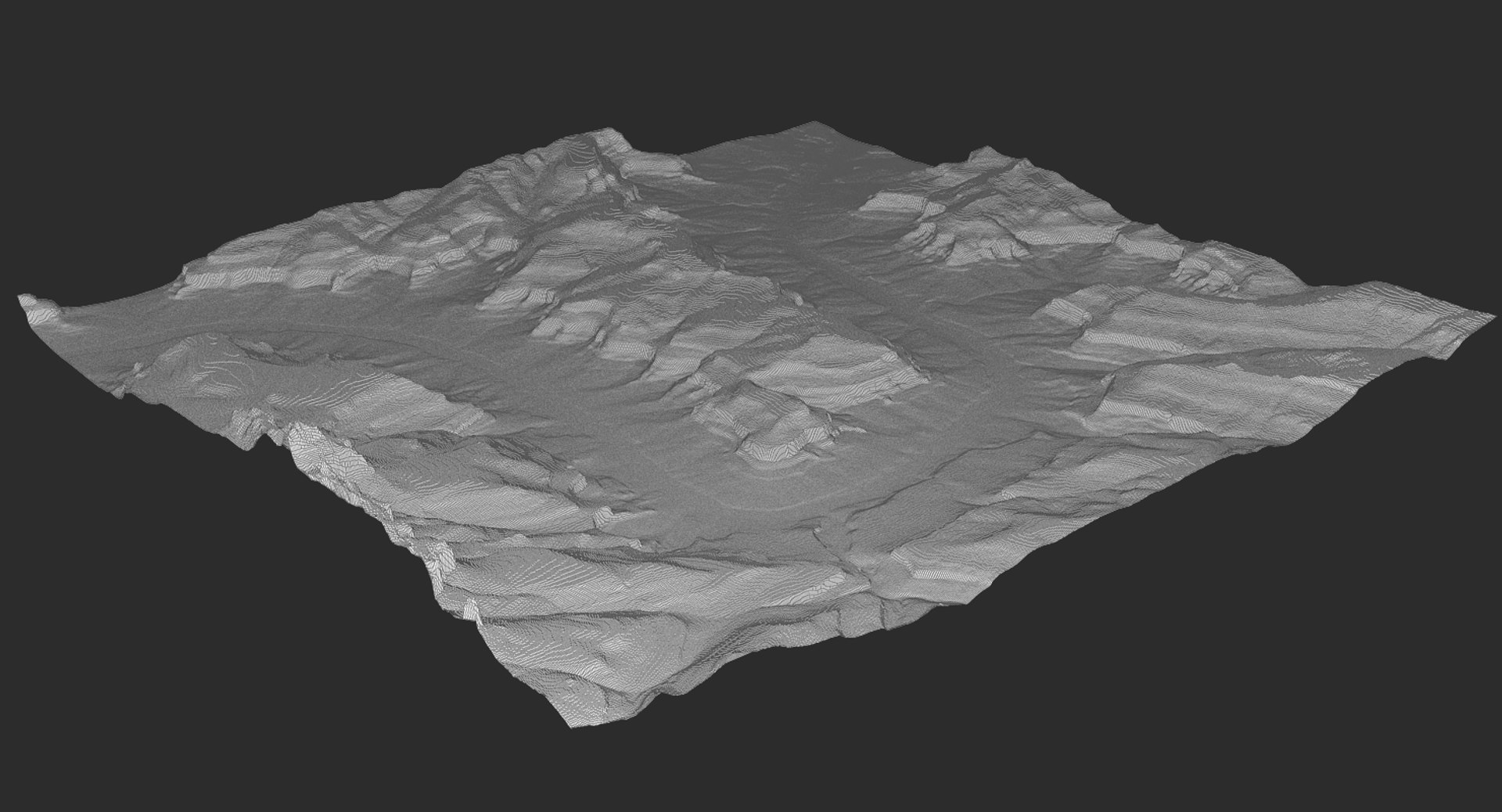 Mountain Canyon 3D Model - TurboSquid 1424200
