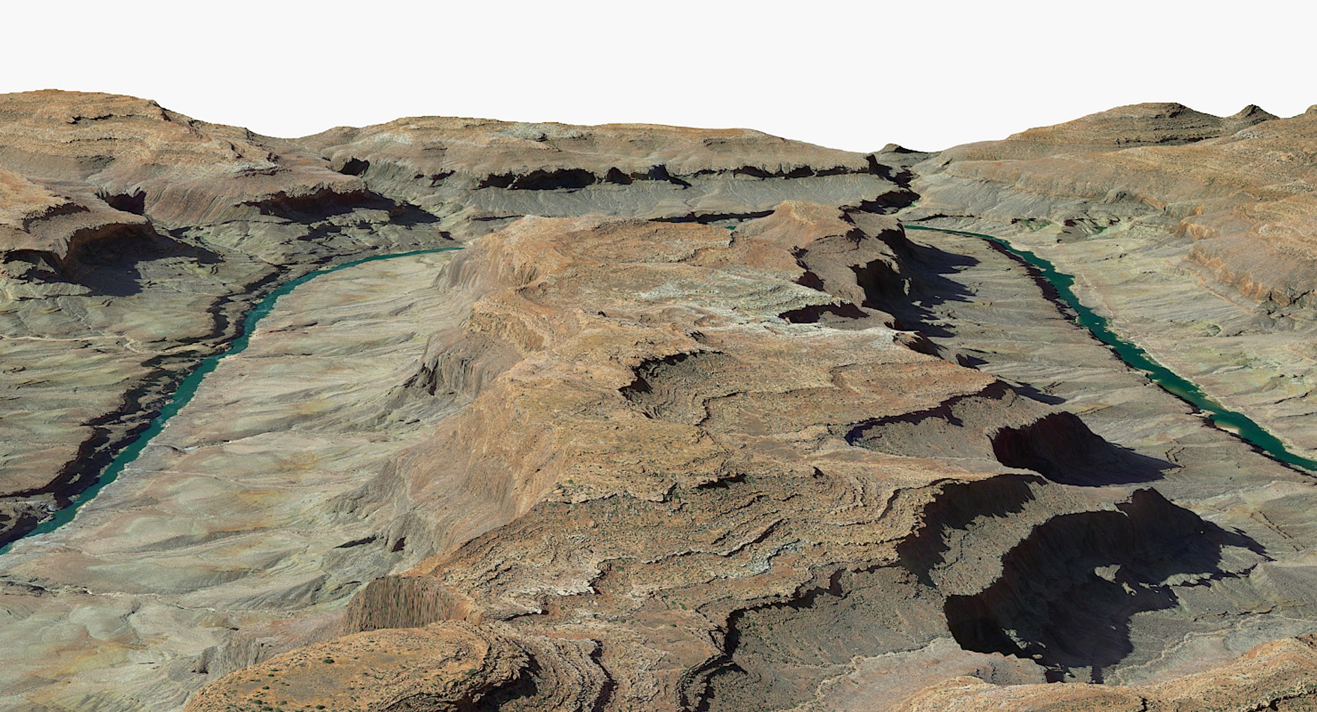 Mountain Canyon 3D Model - TurboSquid 1424200