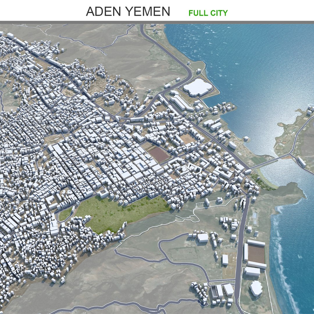 Aden City Yemen 3D Model - TurboSquid 2084597
