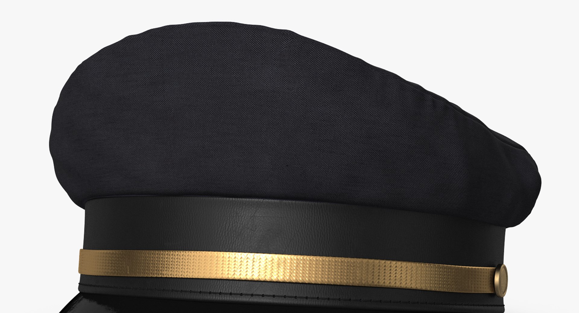 3d airline captains cap
