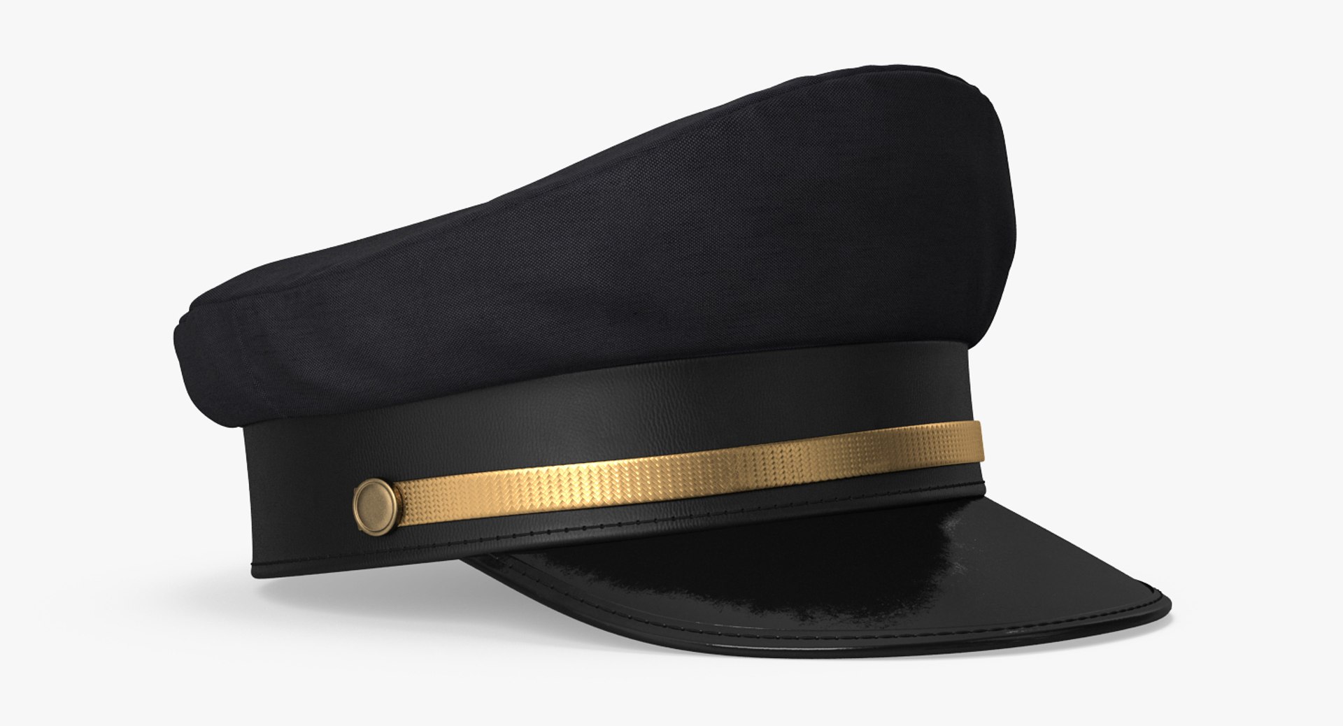 3d airline captains cap