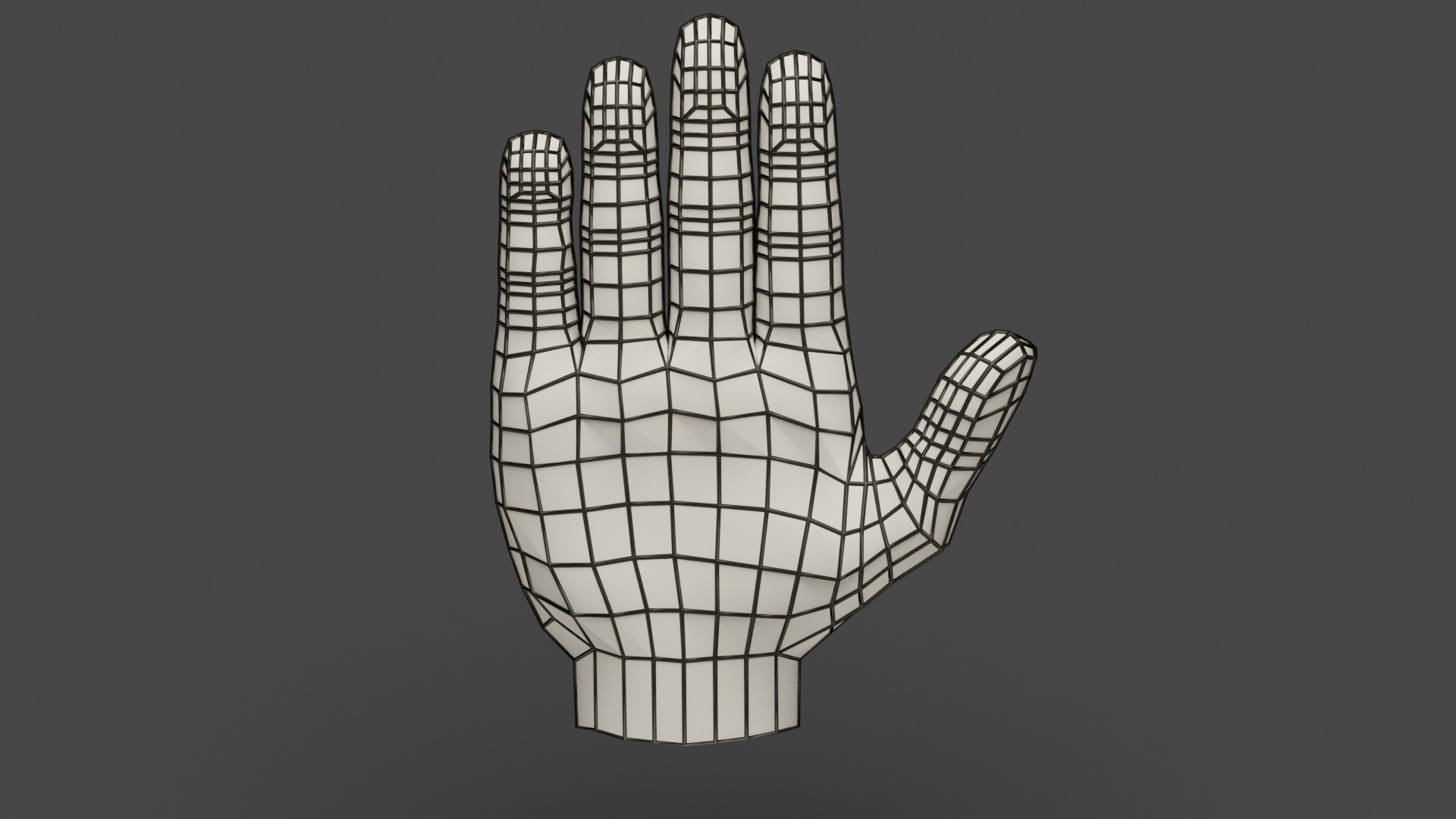 Hand Icon 3D Model - TurboSquid 1826931