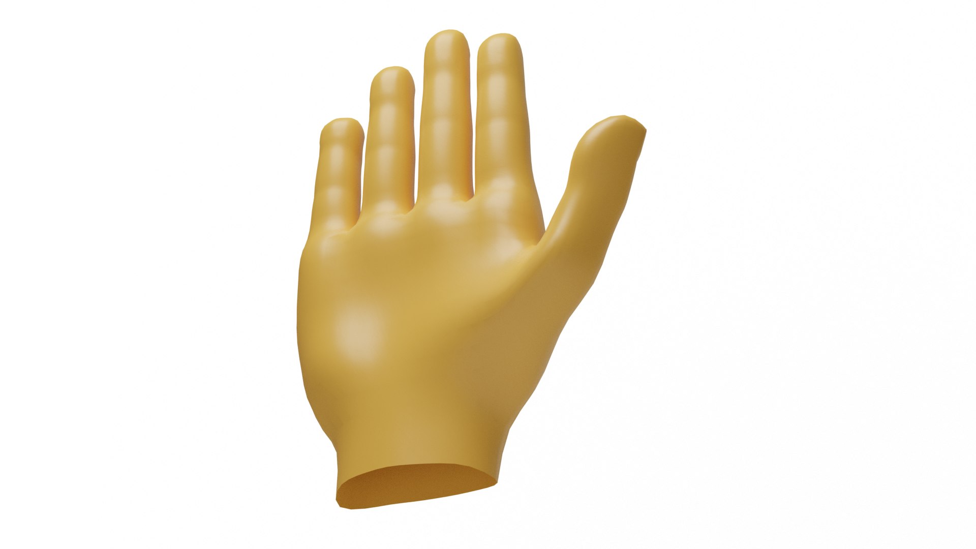 Hand Icon 3D Model - TurboSquid 1826931