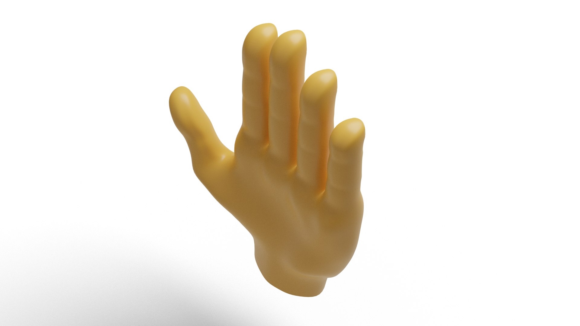 Hand Icon 3D Model - TurboSquid 1826931
