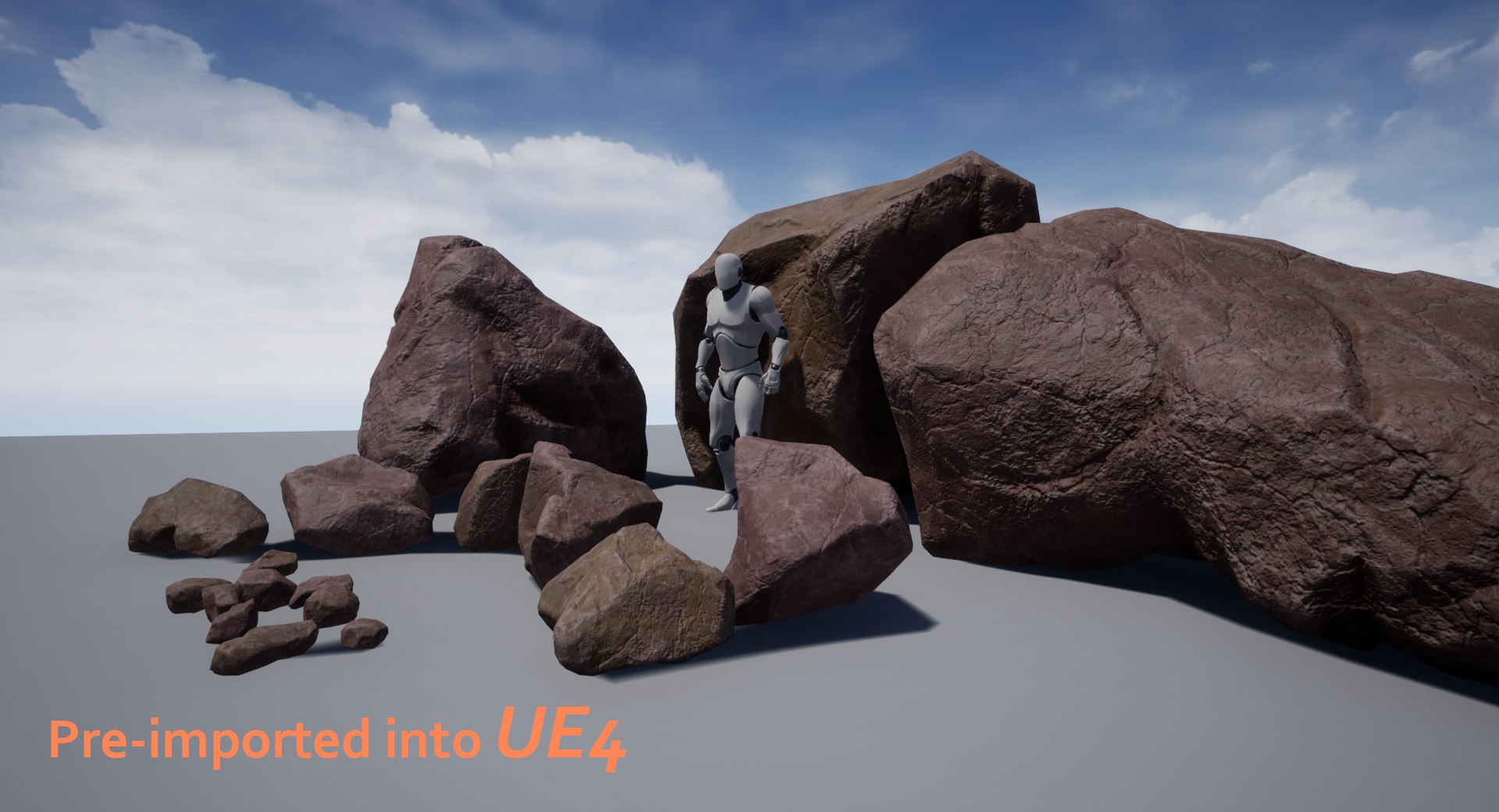 3D Rocks Unreal Engine - TurboSquid 1578232