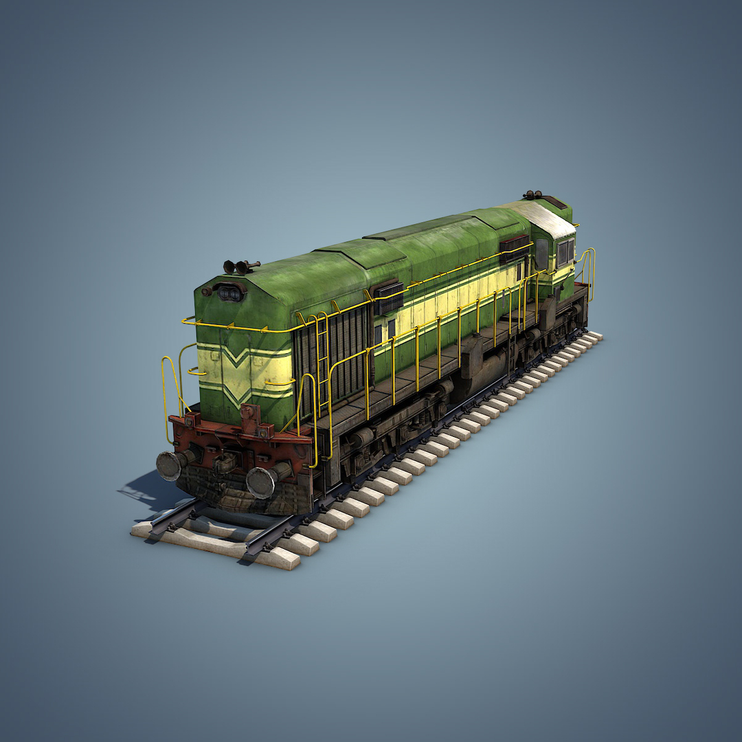 Locomotive Loco 3D - TurboSquid 1160513