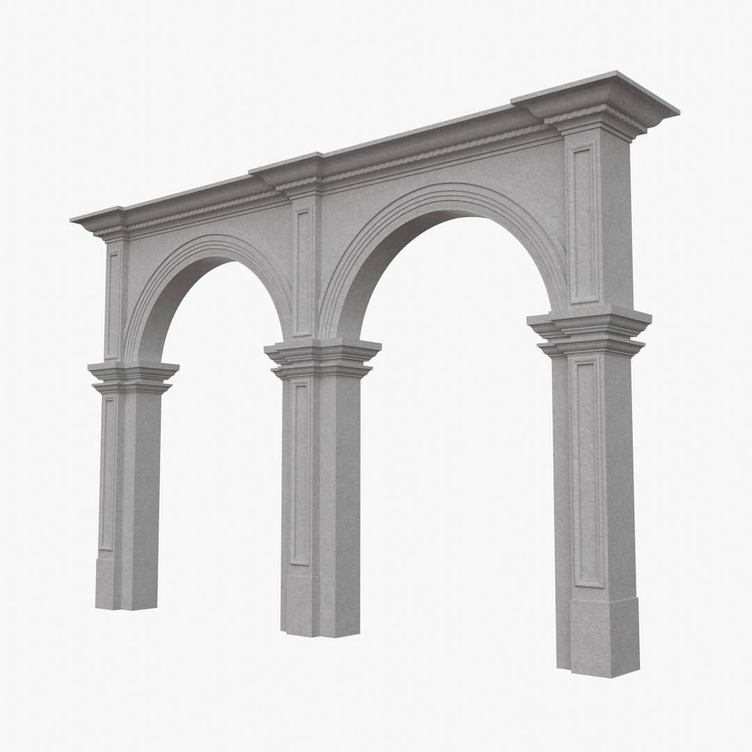 Twin Arch 014 3D - TurboSquid 2096081