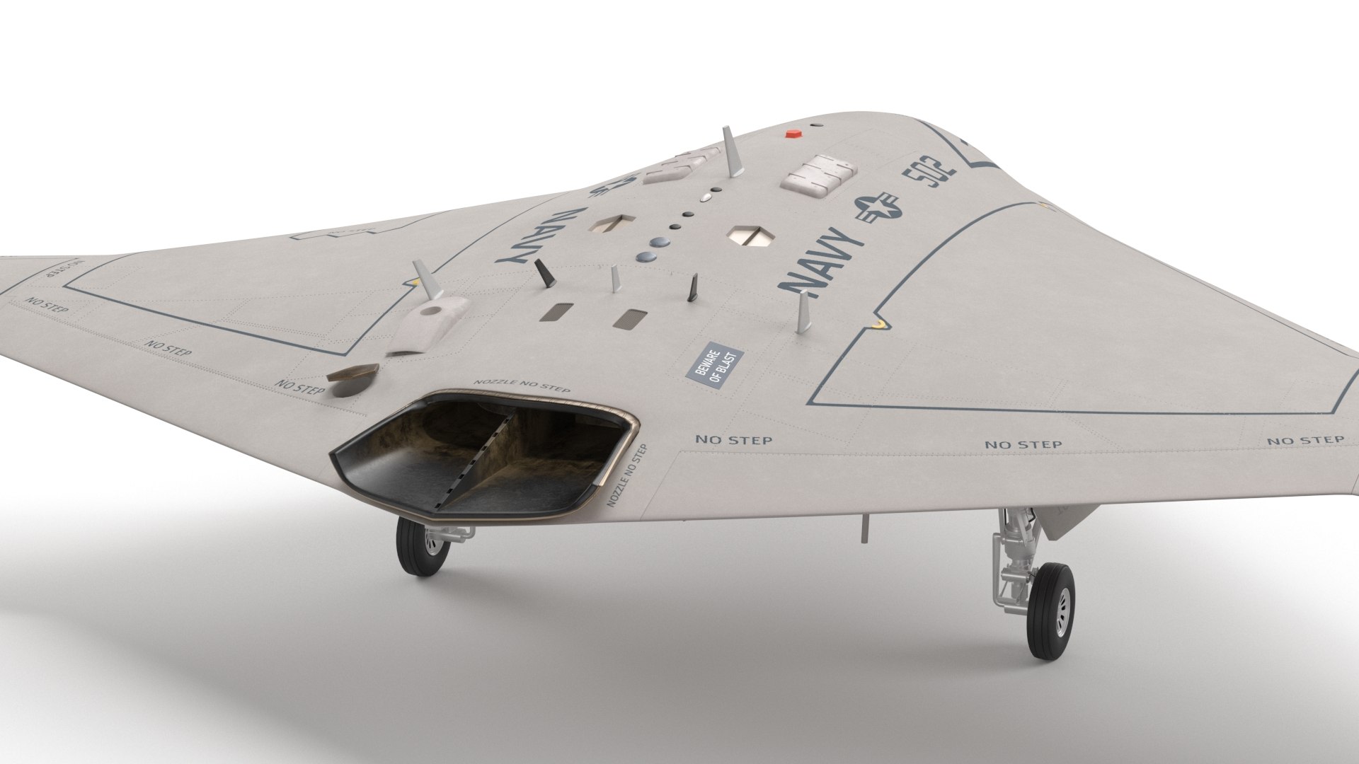 3D Northrop Grumman X-47B UCAV Drone Model - TurboSquid 2110211