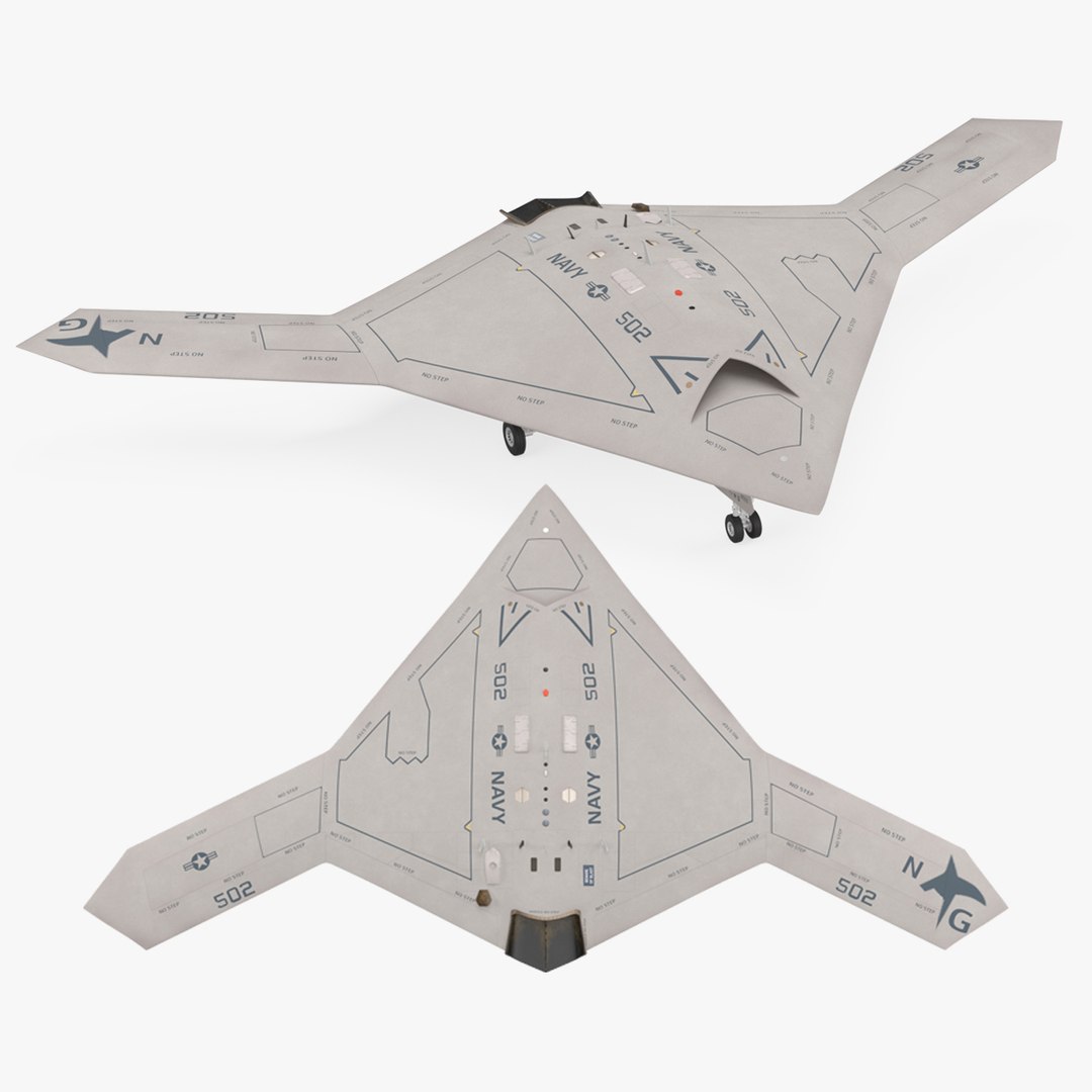 3D Northrop Grumman X-47B UCAV Drone model - TurboSquid 2110211