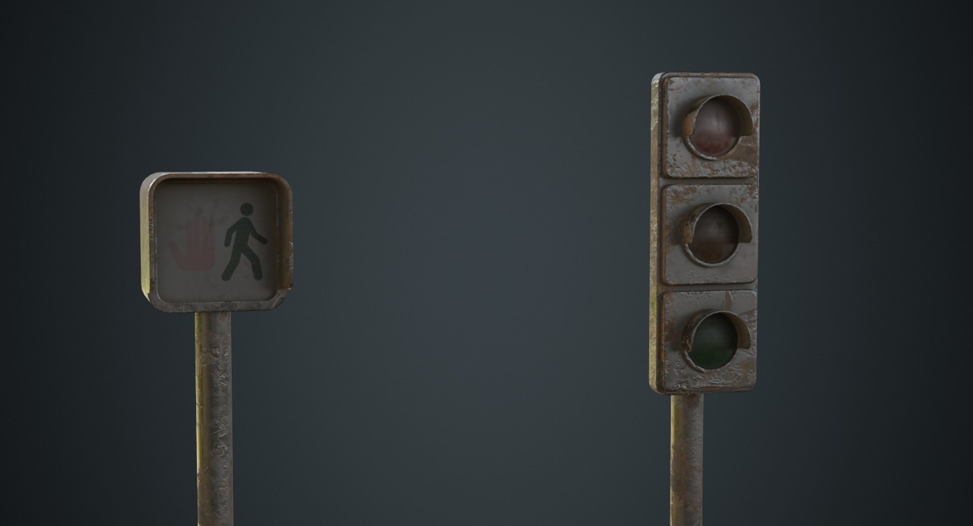 Stop Light 1c 3D - TurboSquid 1390606