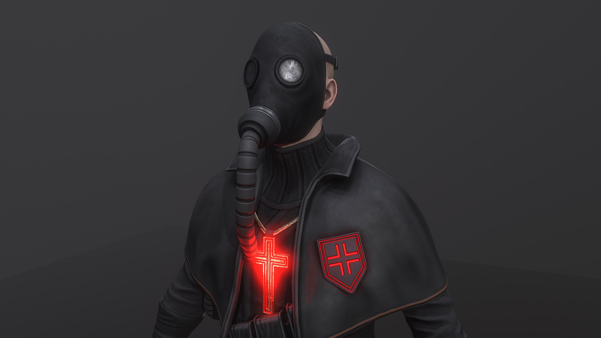 3D Post Apocalyptic Priest Model - TurboSquid 1896918