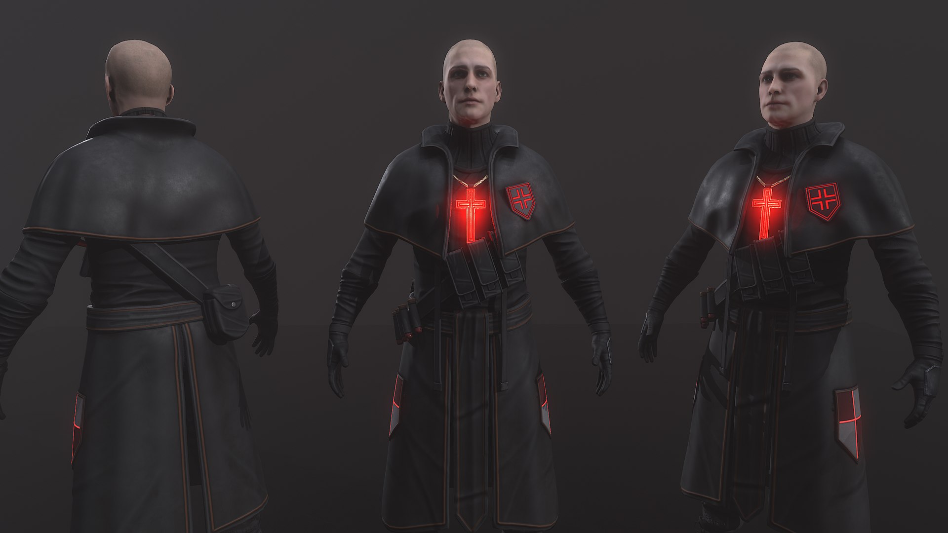 3D Post Apocalyptic Priest Model - TurboSquid 1896918