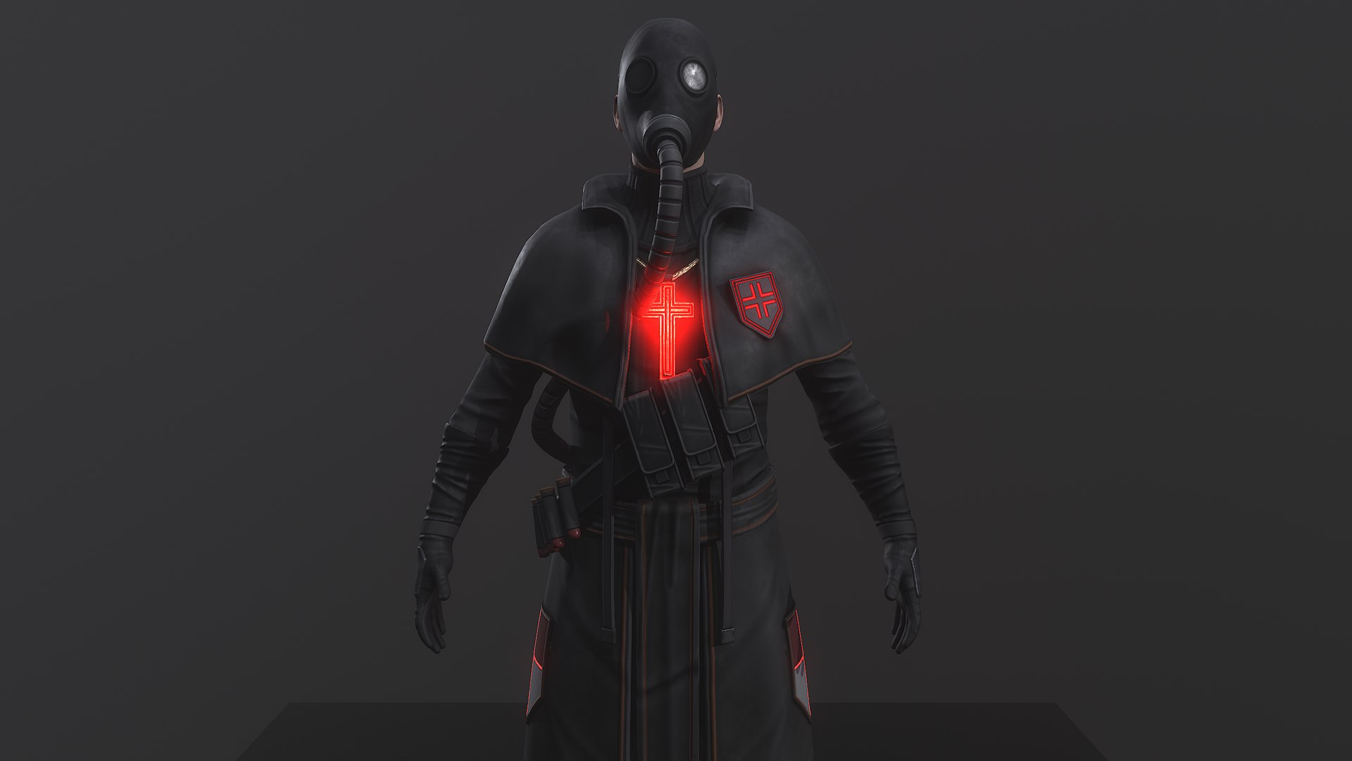 3D Post Apocalyptic Priest Model - TurboSquid 1896918