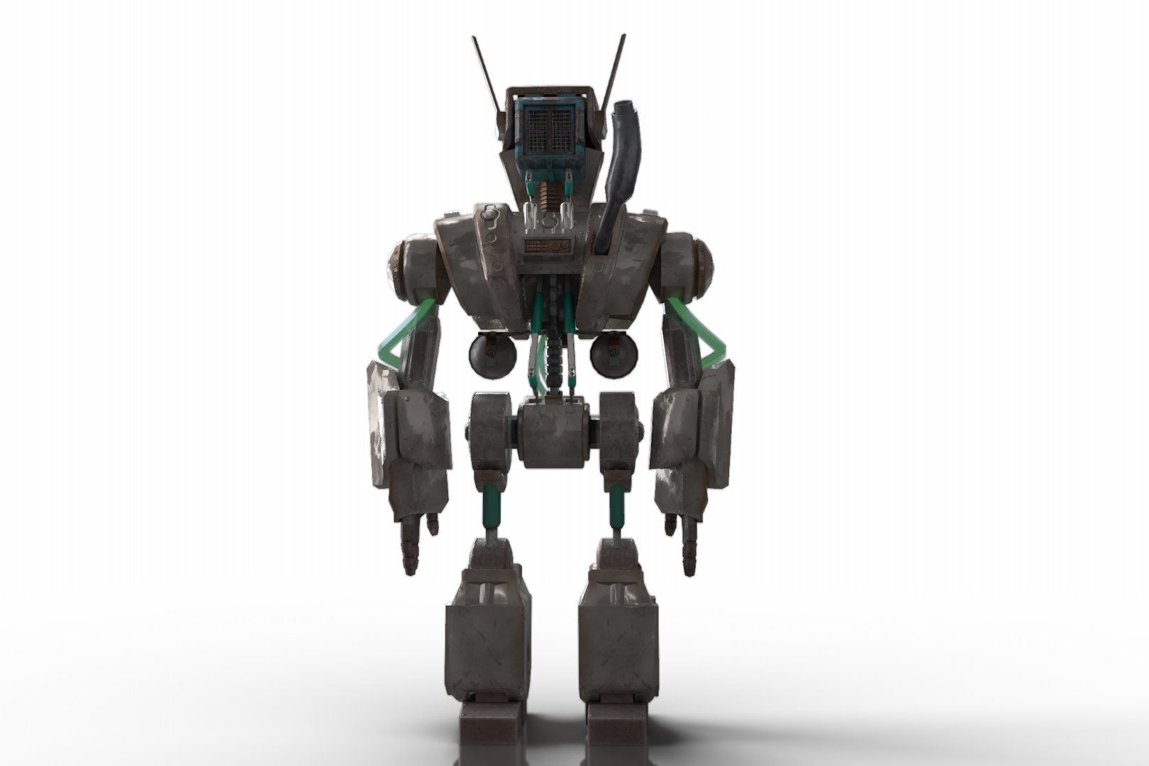 Old Robot Model - TurboSquid 1652155