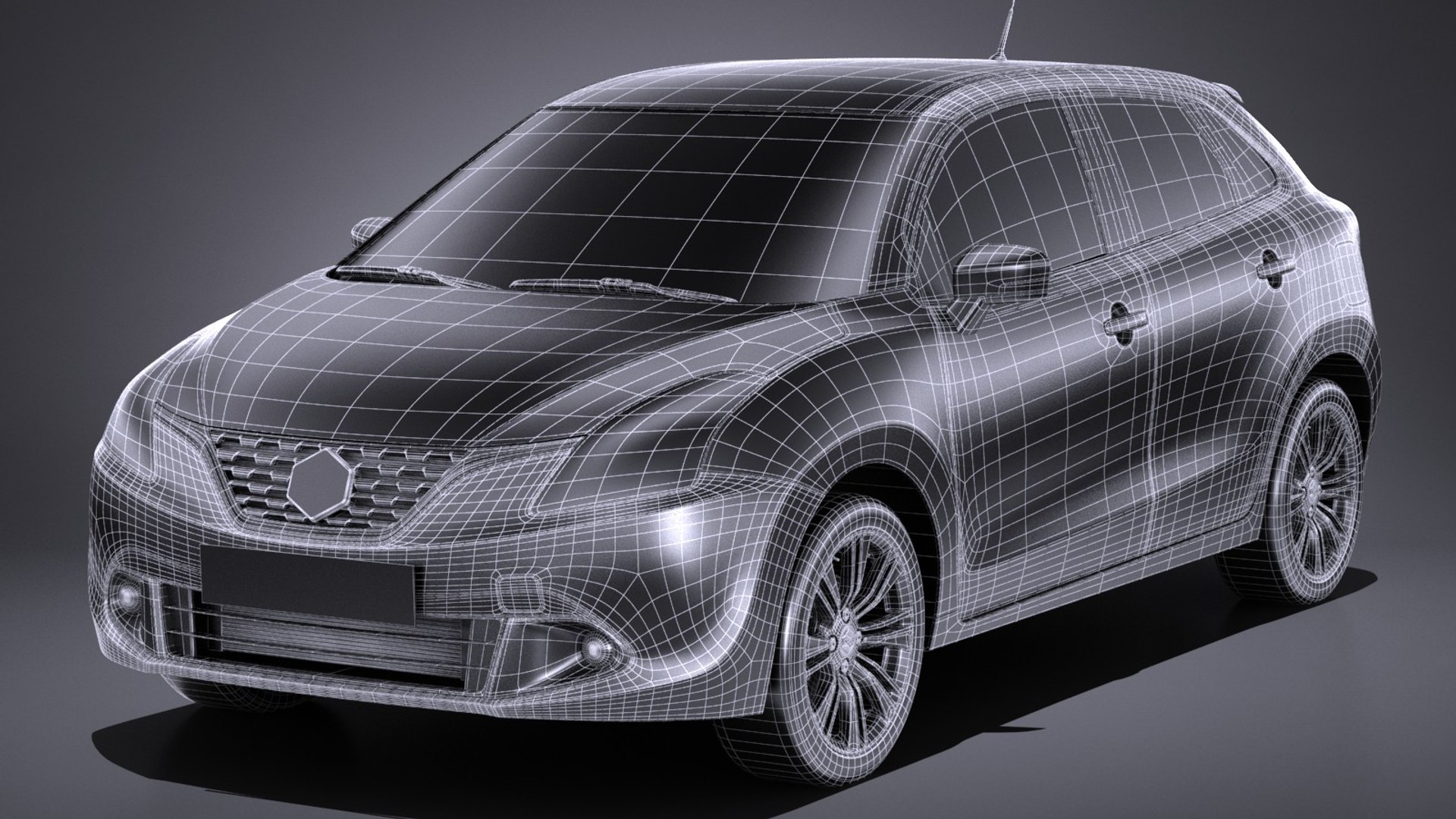 Suzuki Baleno 2016 3D - TurboSquid 1210993