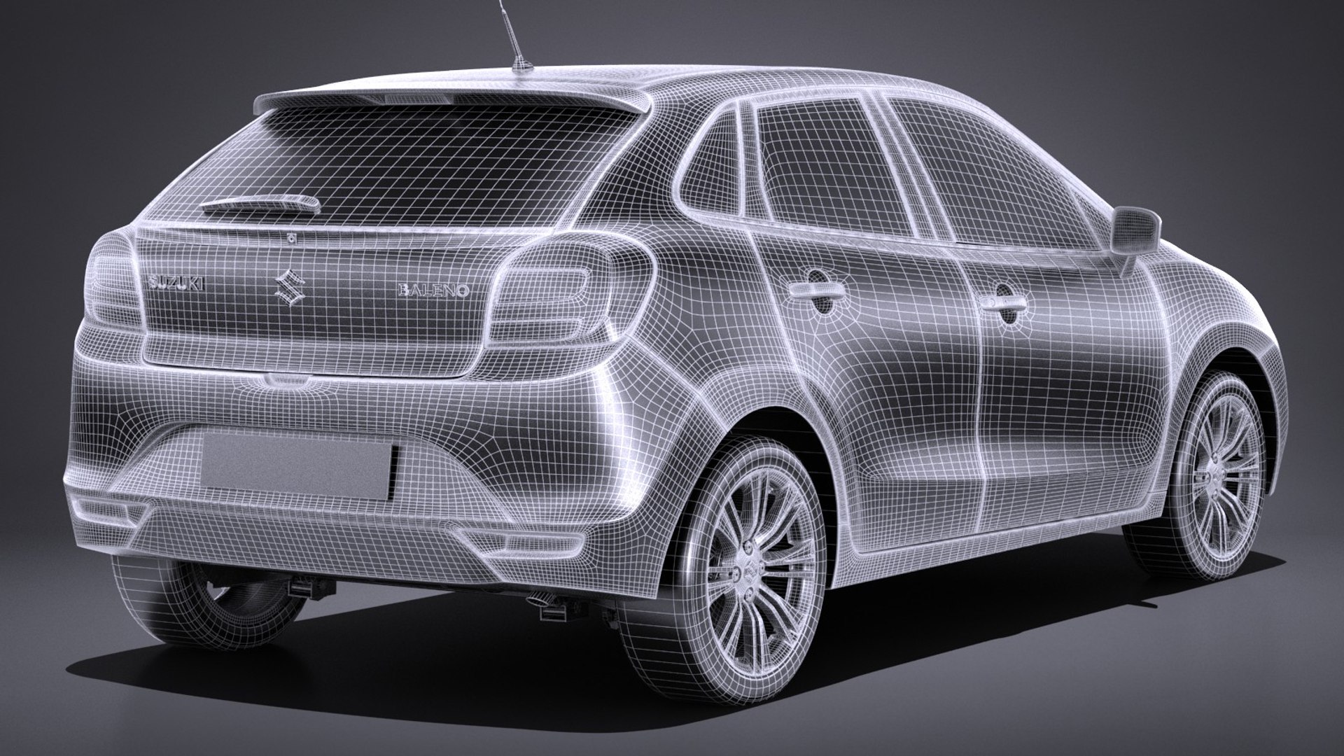 Suzuki Baleno 2016 3D - TurboSquid 1210993