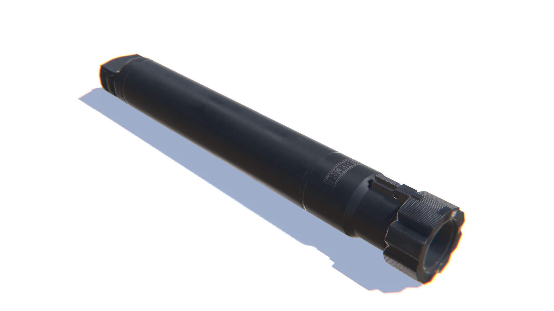 Tactical Silencer 50BMG Low-poly Model 3D - TurboSquid 1800191