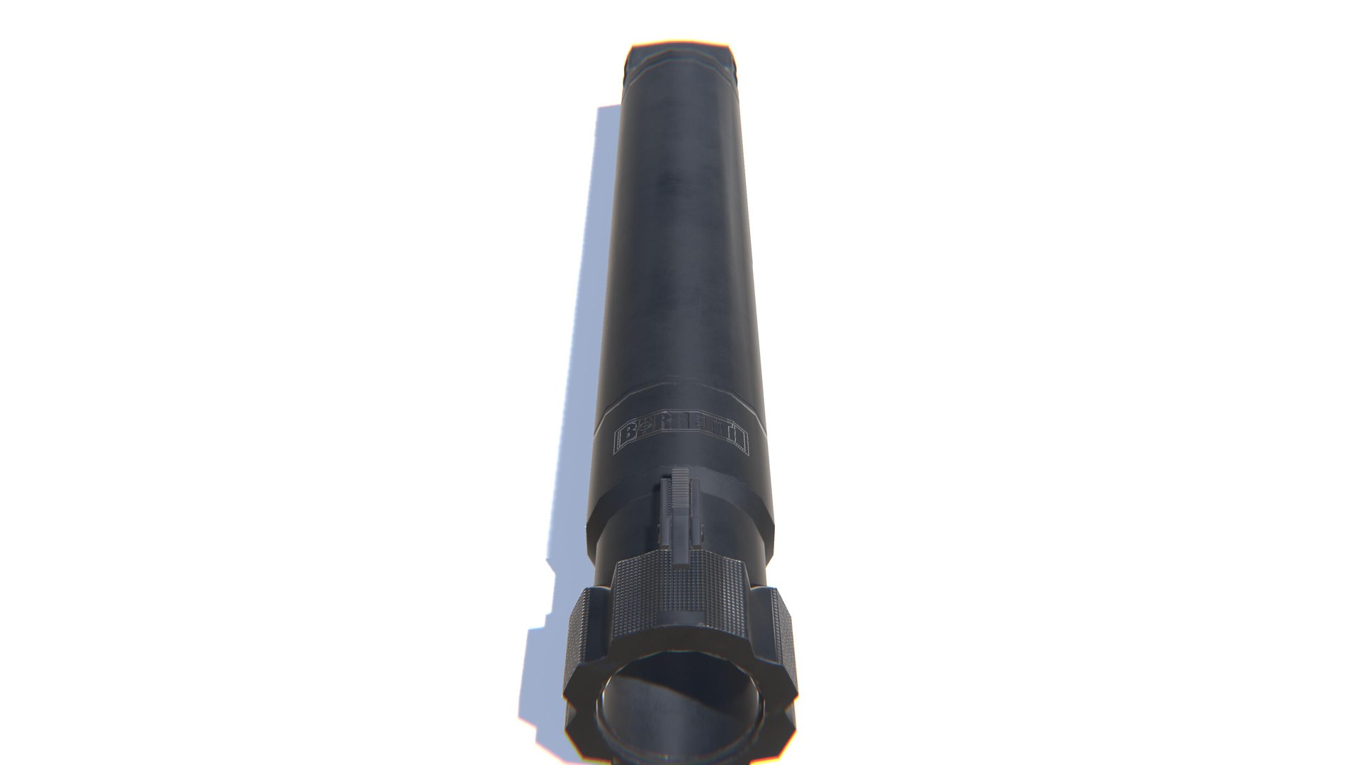 Tactical Silencer 50BMG Low-poly Model 3D - TurboSquid 1800191